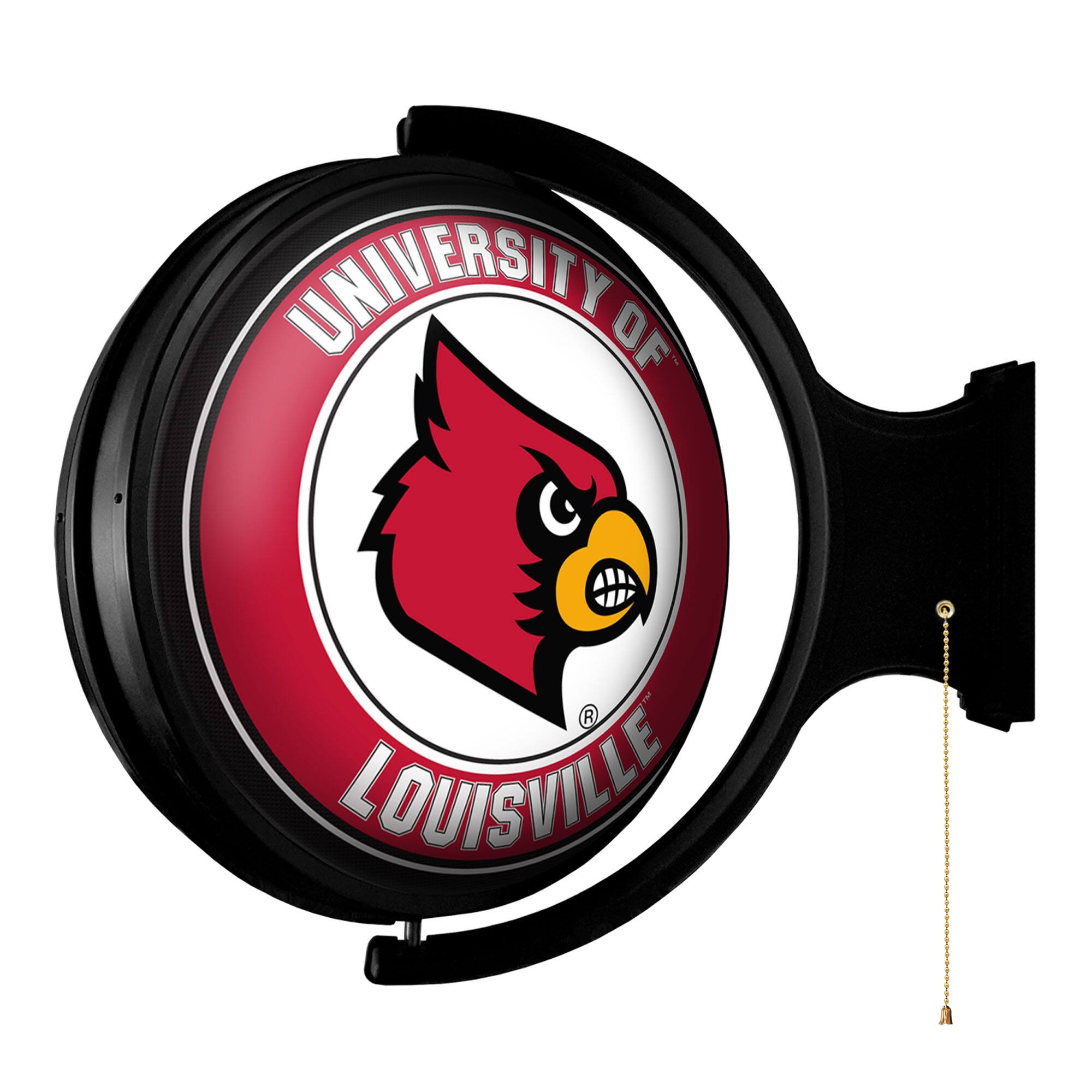 The Fan Brand Louisville Cardinals Mascot 21'' x 23'' Rotating Lighted ...
