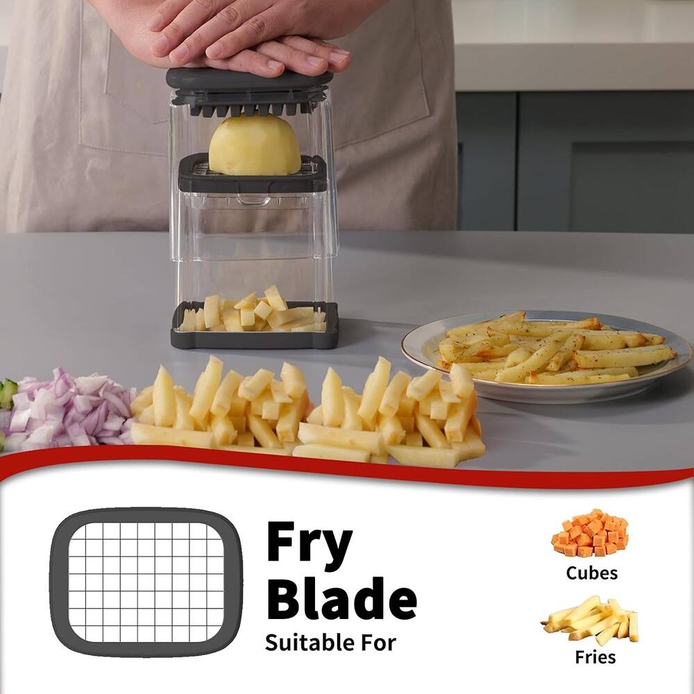 PARKER SLATER Professional Potato & Onion Cutter – Homestyle Vegetable ...