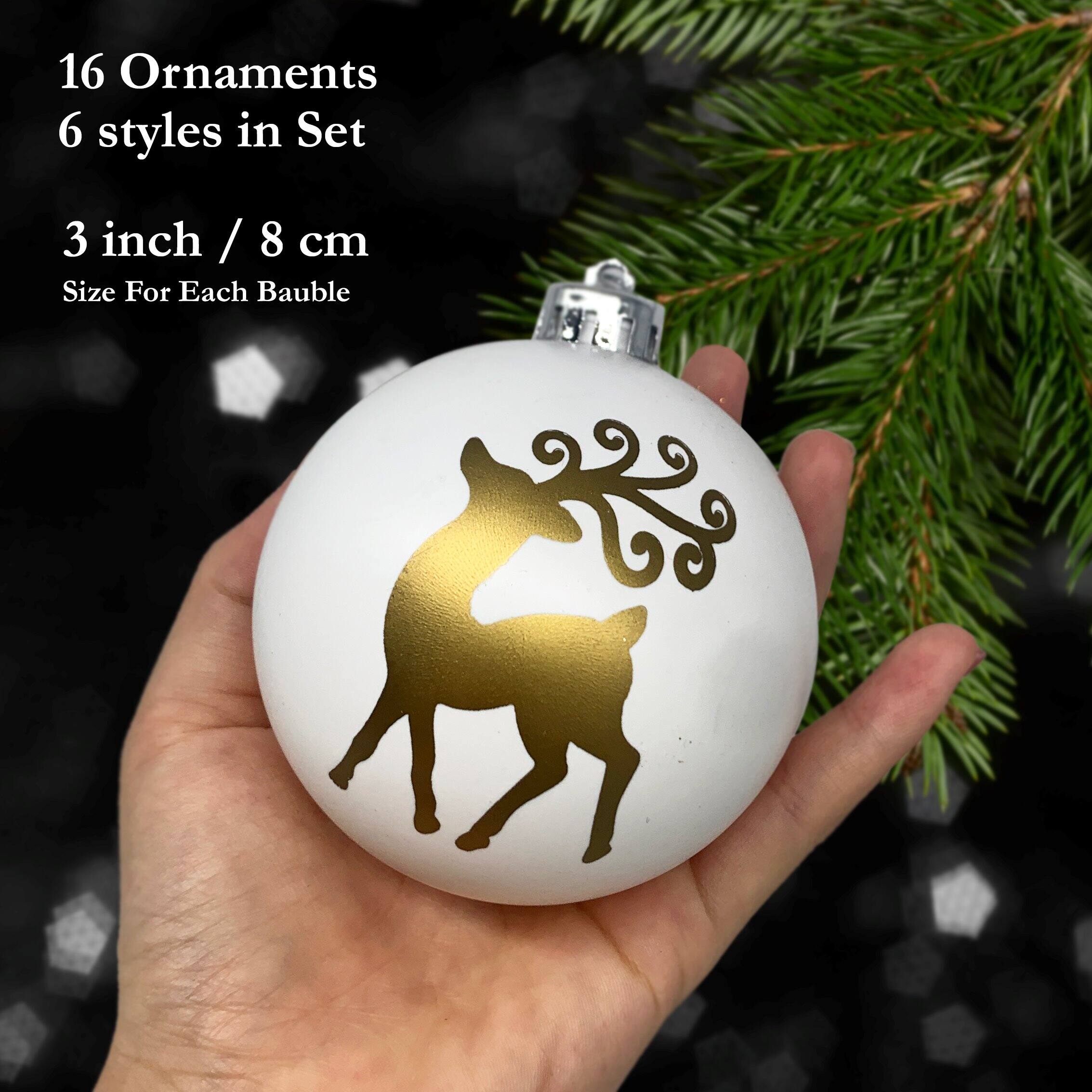 OrnamentallyYou Charming Elegance Ornament Bundle 16 Piece Set Red ...