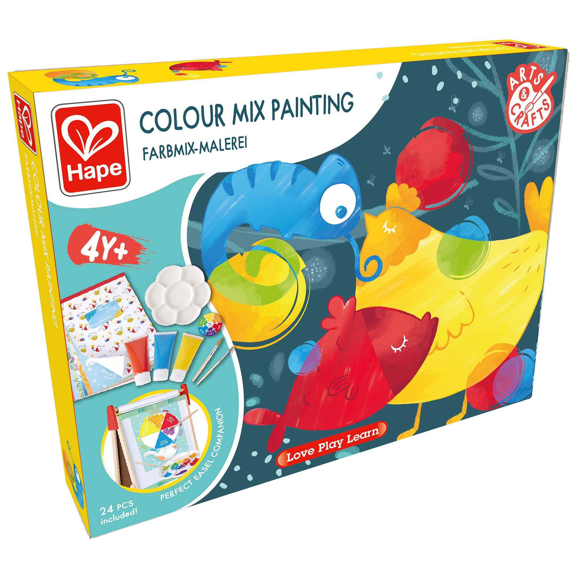 Best Buy: Hape Hape: Color Mix Painting 24pcs, Activity Art Kit, 4+ G6943478036598