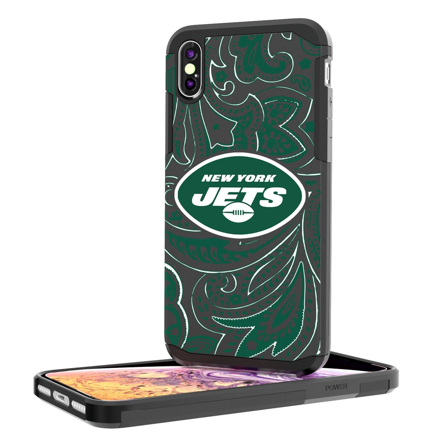 Keyscaper NFL New York Jets iPhone Rugged Paisley Design Case 14 ...