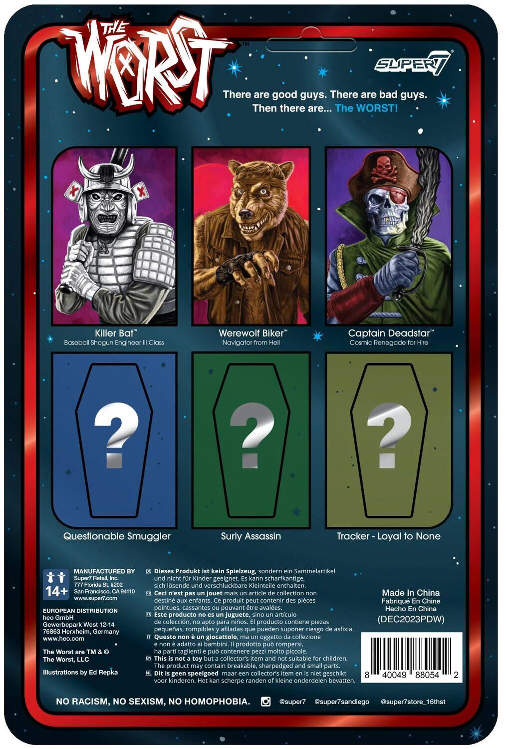 Super7 The Worst Reaction Wv4 (Scum Squad) Werewolf Biker Collectibles ...