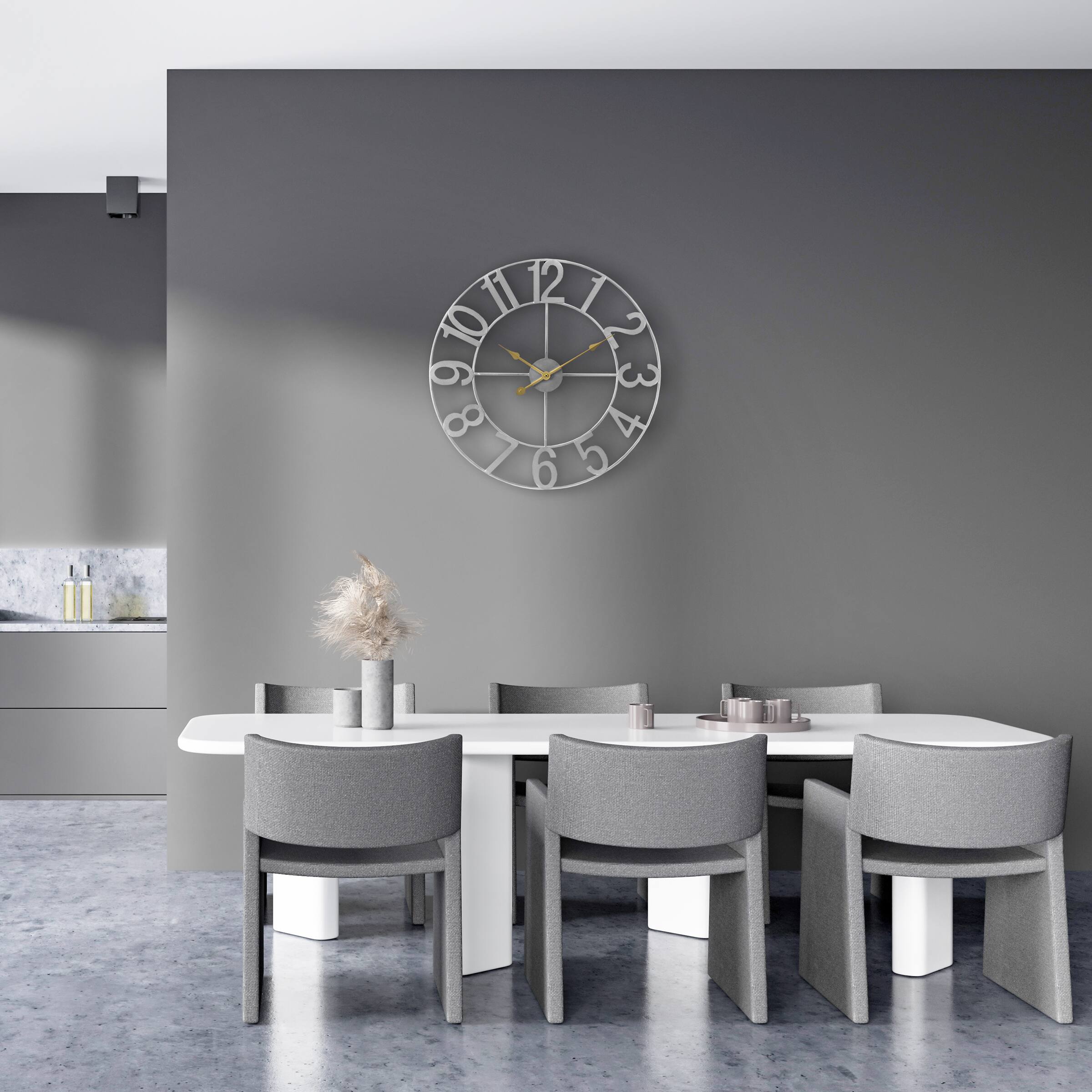 Sorbus Large Wall Clock for Living Room Decor Numeral Wall Clock for ...