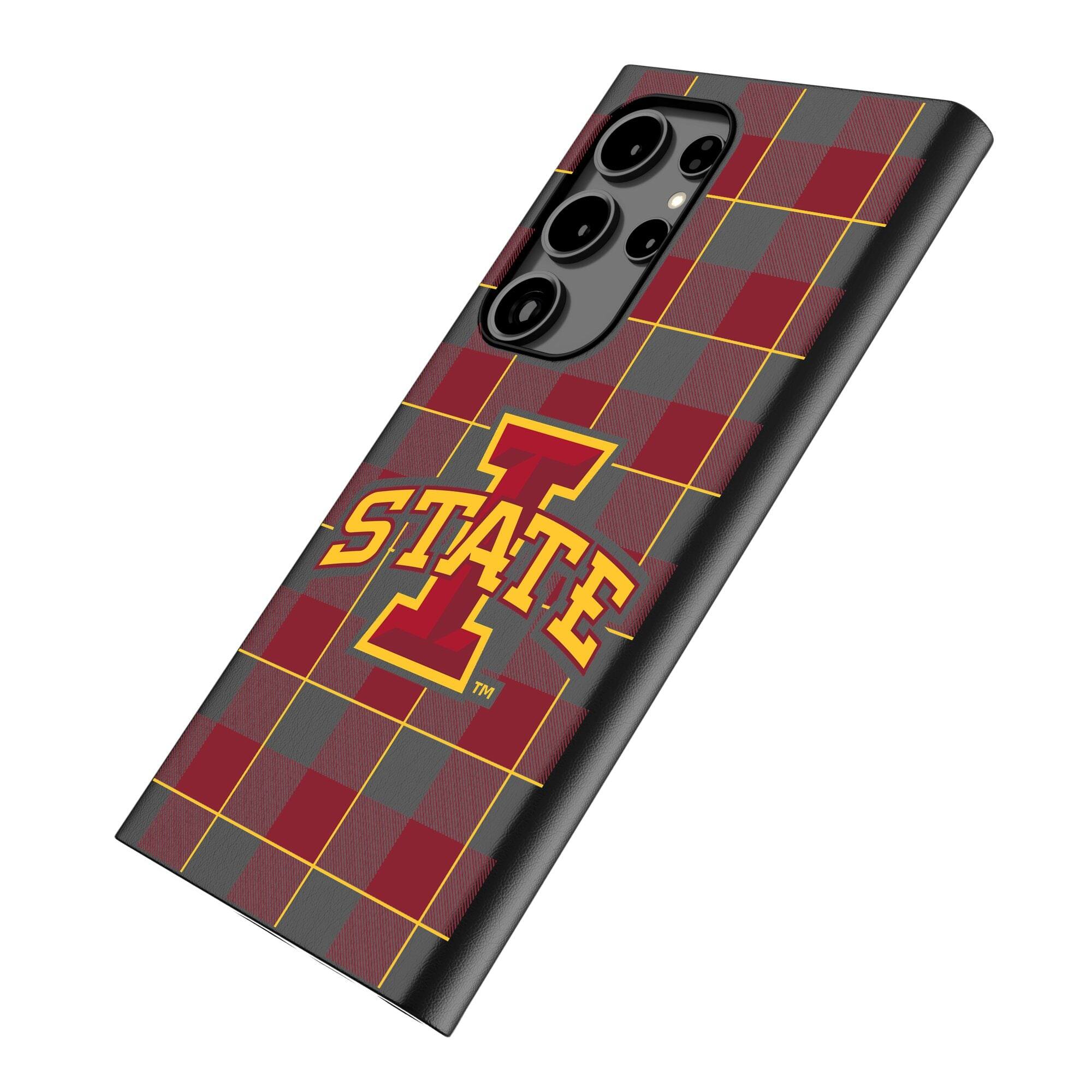 Keyscaper NCAA Iowa State Cyclones Plaid Galaxy Magnetic Bump Case S25 ...