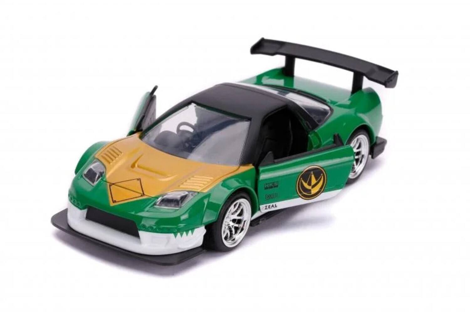 Jada Toys 1:32 Power Rangers 2002 Honda NSX Green Ranger Theme ...