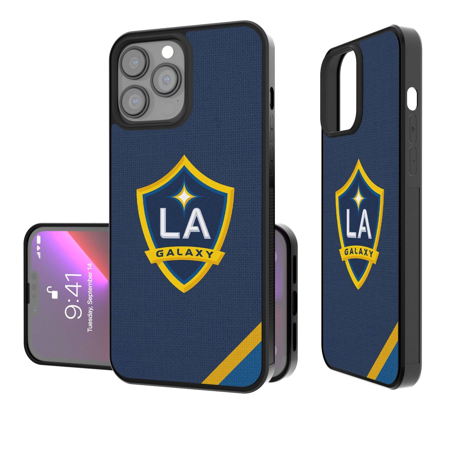 Keyscaper MLS LA Galaxy iPhone Diagonal Stripe Design Bump Case 15 Pro ...