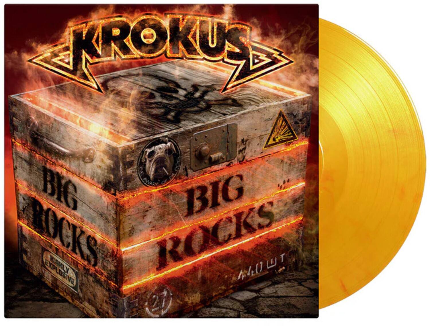 Krokus Big Rocks Limited 180 Gram Flame Colored Vinyl VINYL LP - Best Buy