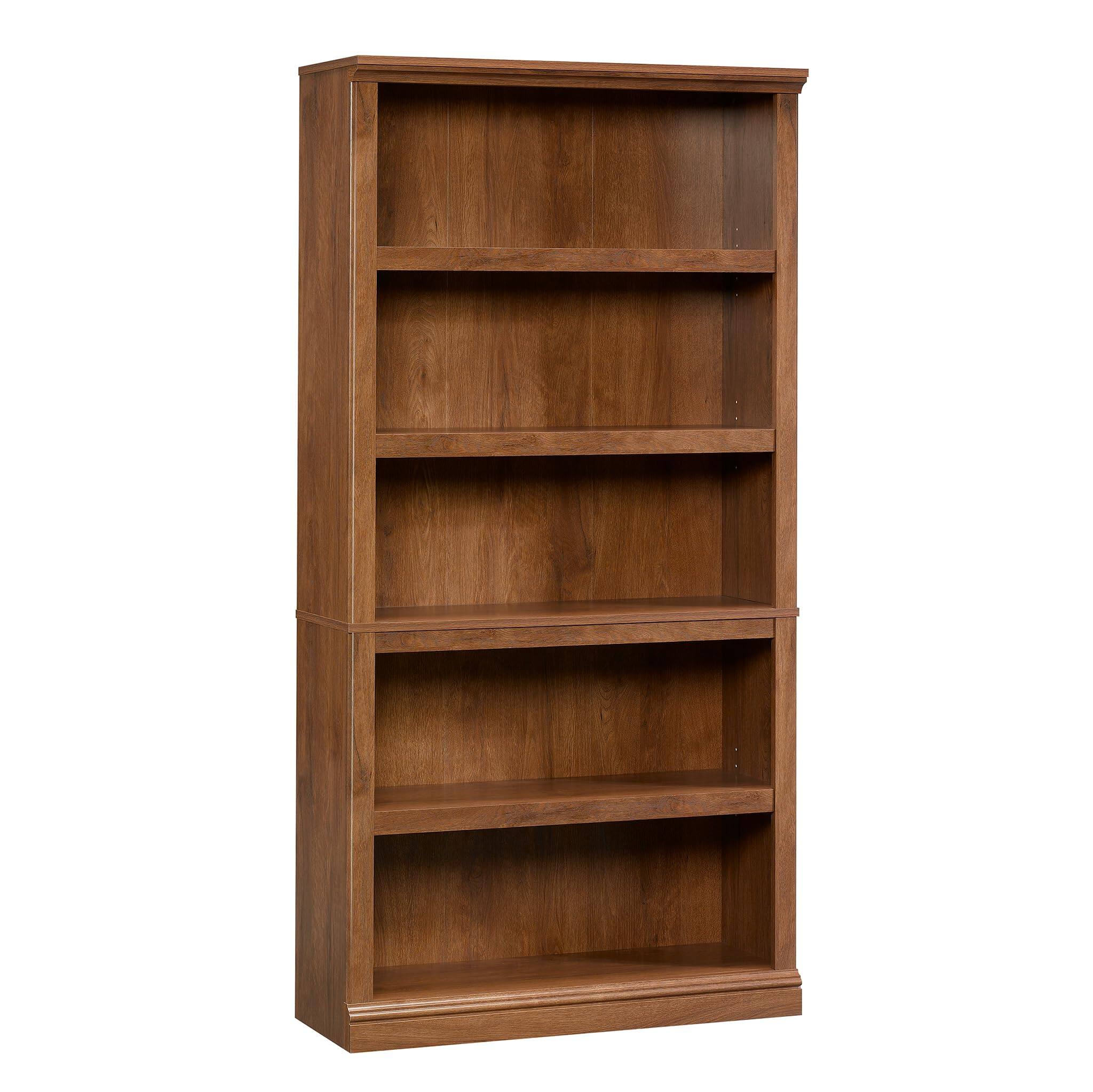Empire DigiLabs 5 shelf Split Bookcase Book Shelf Oiled Oak Finish 5402640164435 - Best Buy