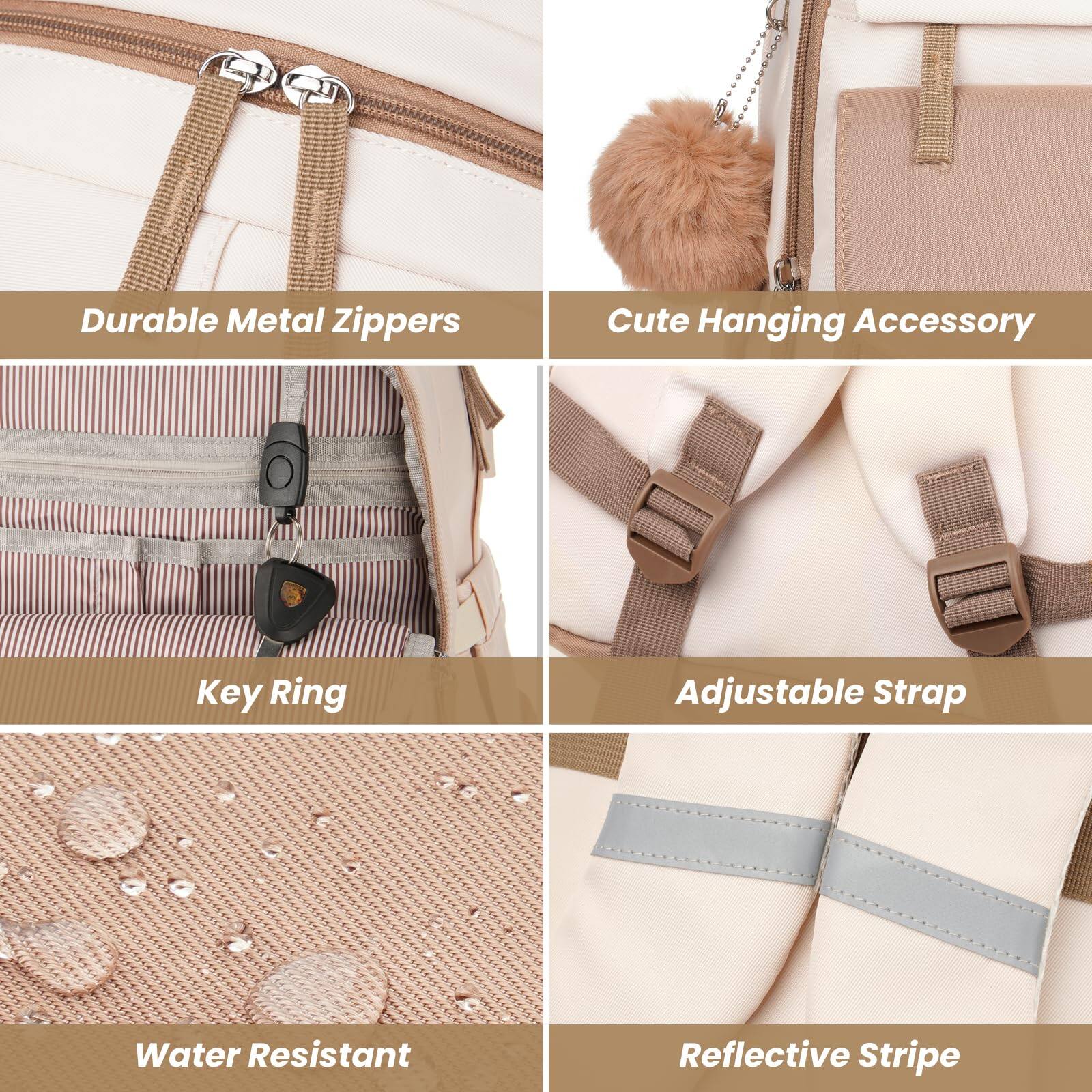 Live At Space School Backpack For Teen Cute College Backpacks Women ...