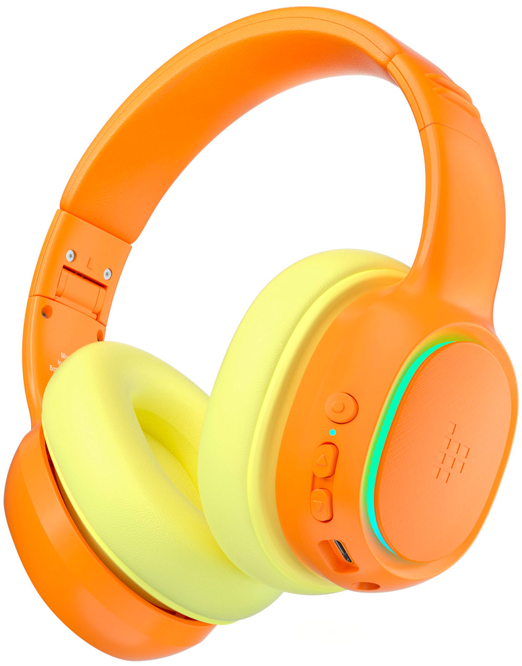 Tronsmart KH03 Active Noise Cancelling Wireless Headphones w/ 74/85/93dB Safe Volume, LED Lights ...