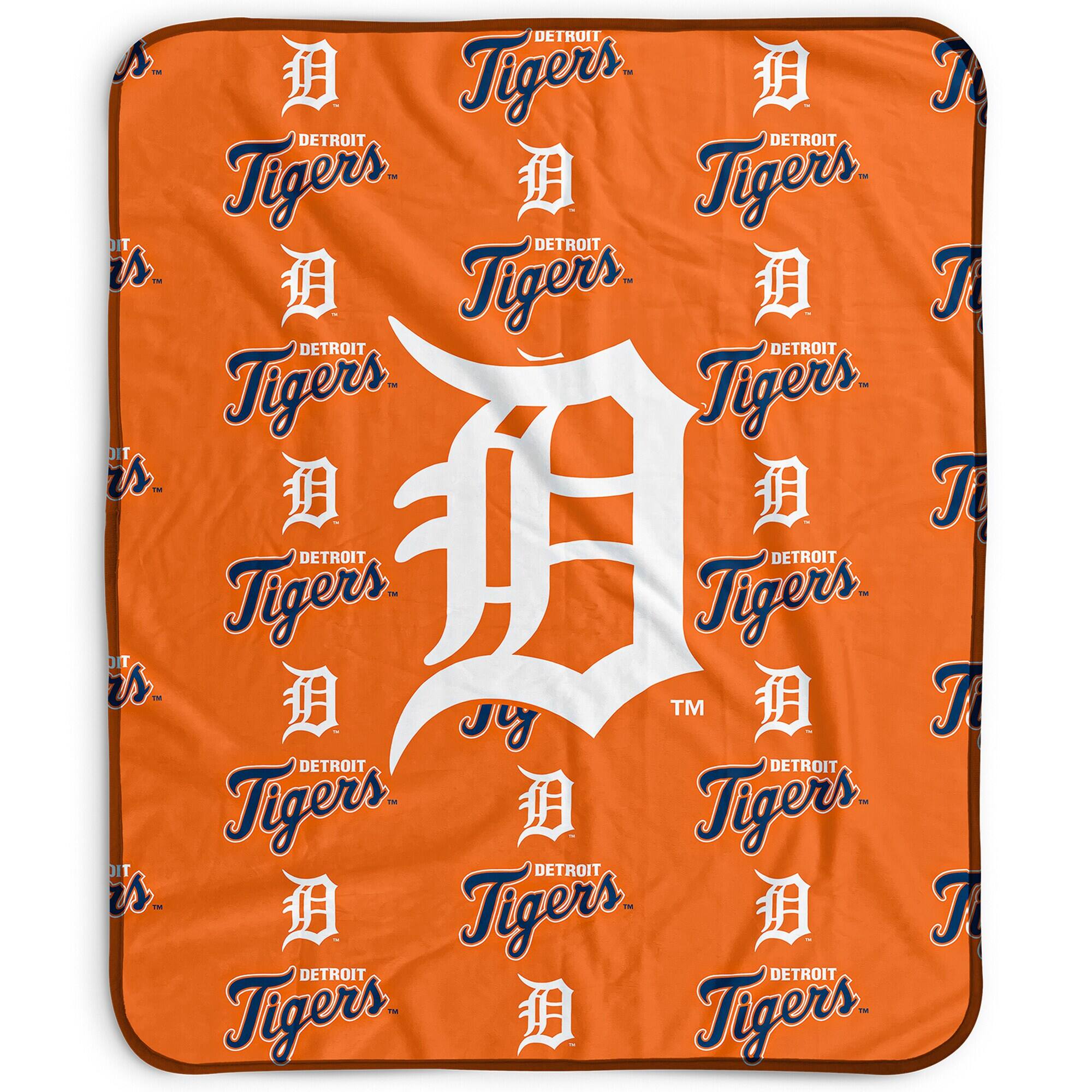 Pegasus Detroit Tigers 50" x 60" Repeat Wordmark Fleece Blanket ...