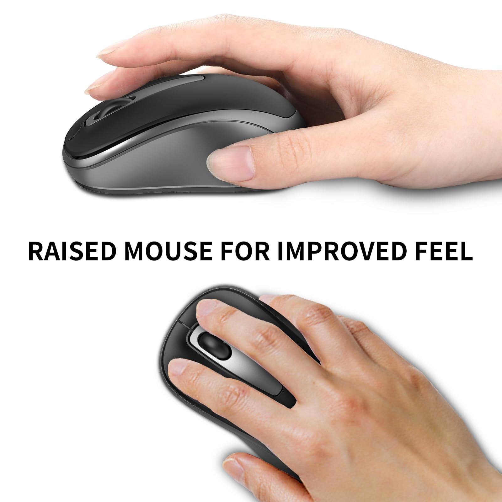 Cedar Assembly Wireless Mouse For Portable Computer Noiseless With Usb ...