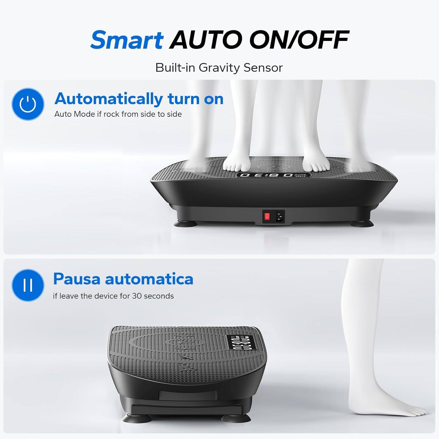 MERACH Vibration Plate Whole Body Workout Power Exercise Machine ...