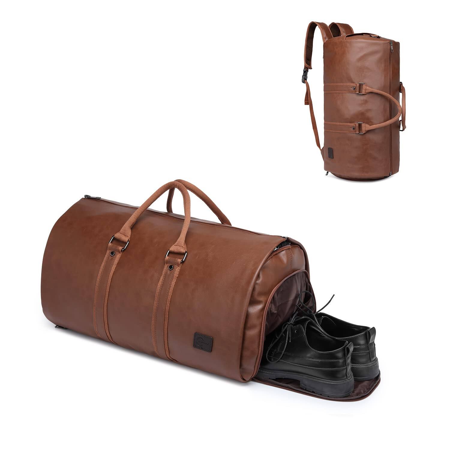 NICHOLAS KLEIN Convertible Travel Garment Bag Carry On Duffel For Men ...