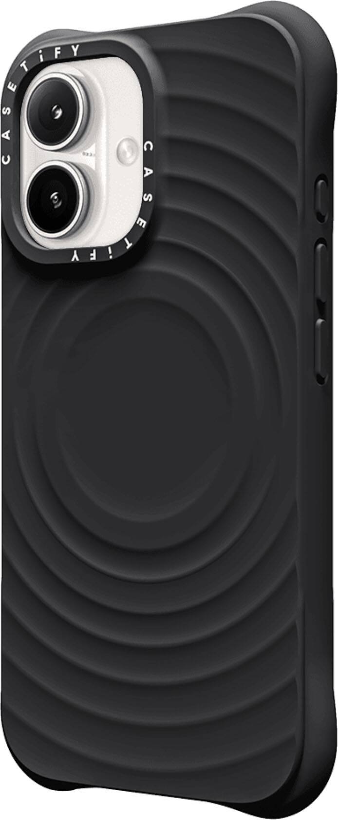 CASETiFY Essentials Ripple Case with MagSafe for Apple iPhone 16 Black ...