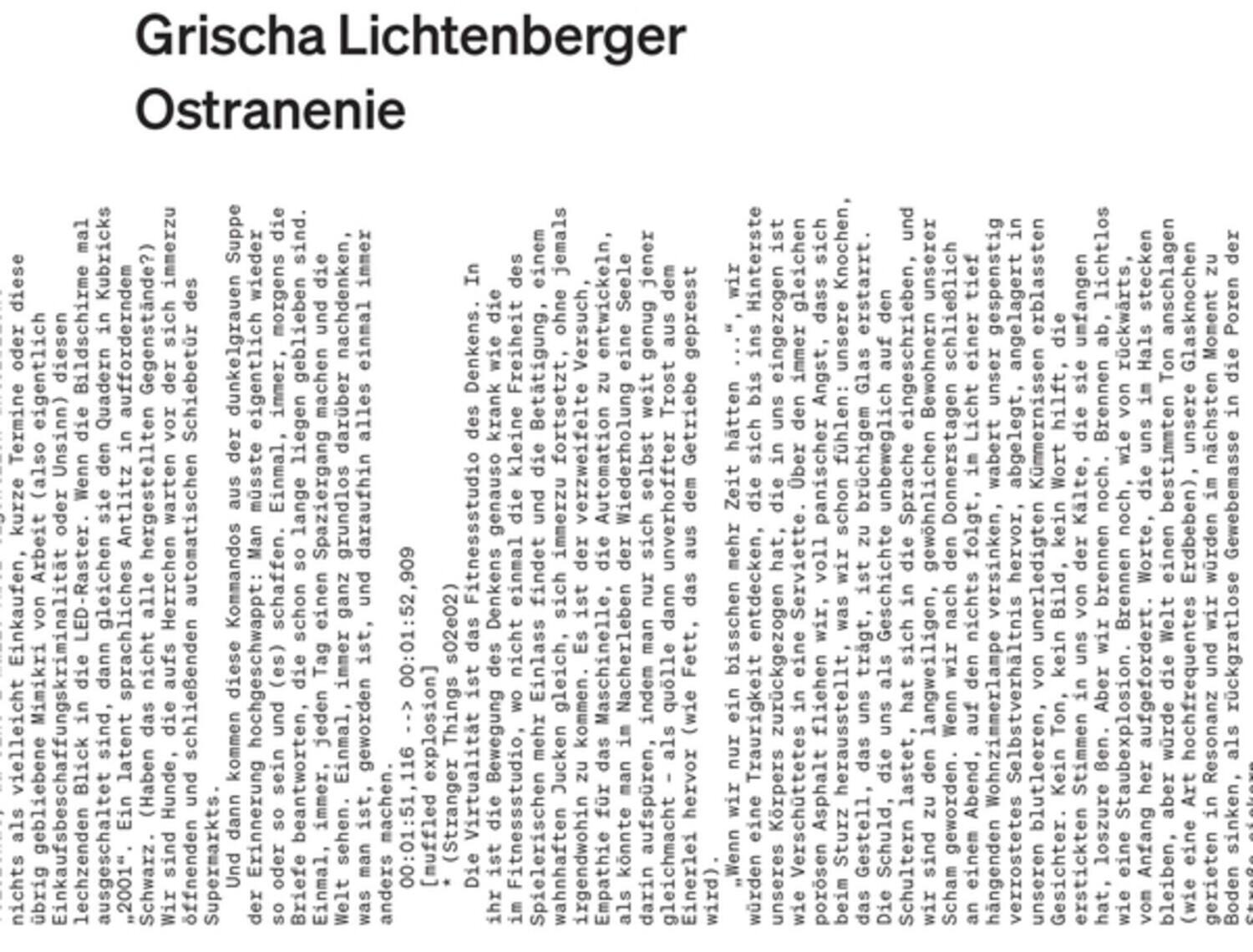Grischa Lichtenberger Ostranenie VINYL LP - Best Buy