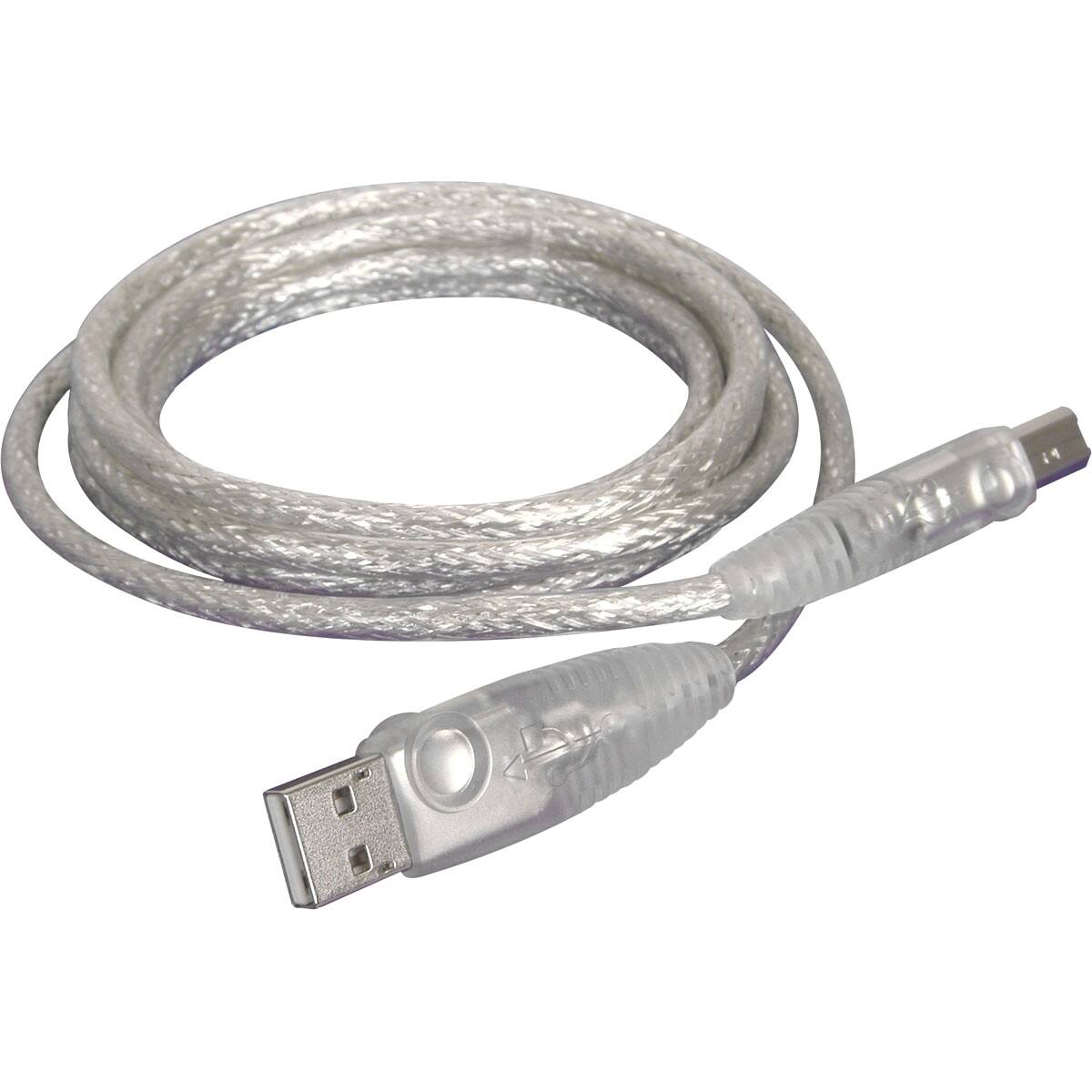 Best Buy: IOGEAR High Speed USB 2.0 Cable Silver G2LUAB10P