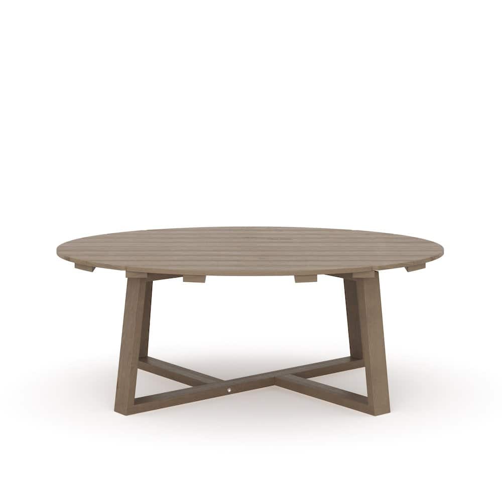 New Classic Furniture - Carezza Wood Patio Coffee Table, Natural - Brown G852-CT - buy garden ...