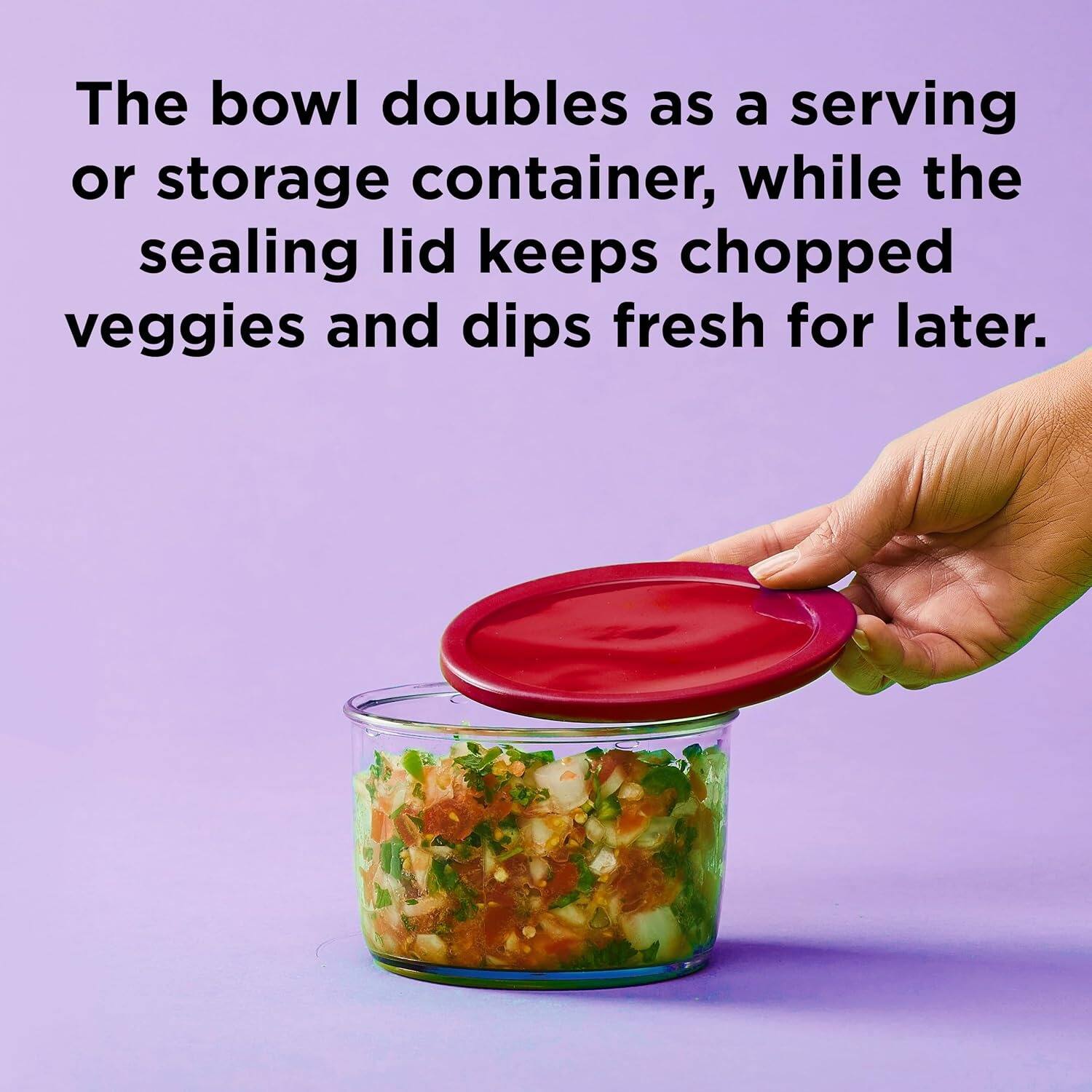 PARKER SLATER Hand Powered Food Chopper, Set of 1 Cherry ASTRA-25 ...