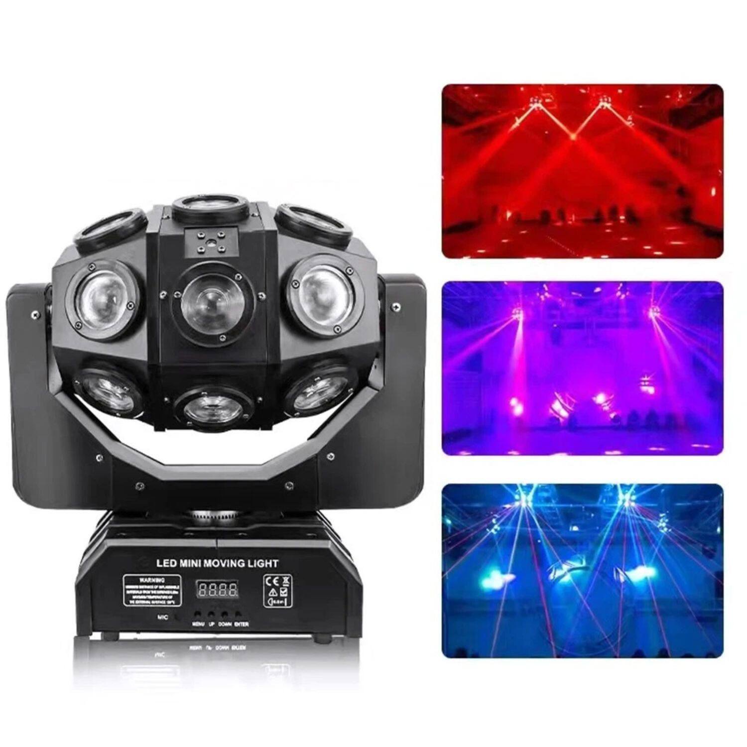 Stock Preferred 210W 18 LED RGBW Moving Head Stage Light Black ...
