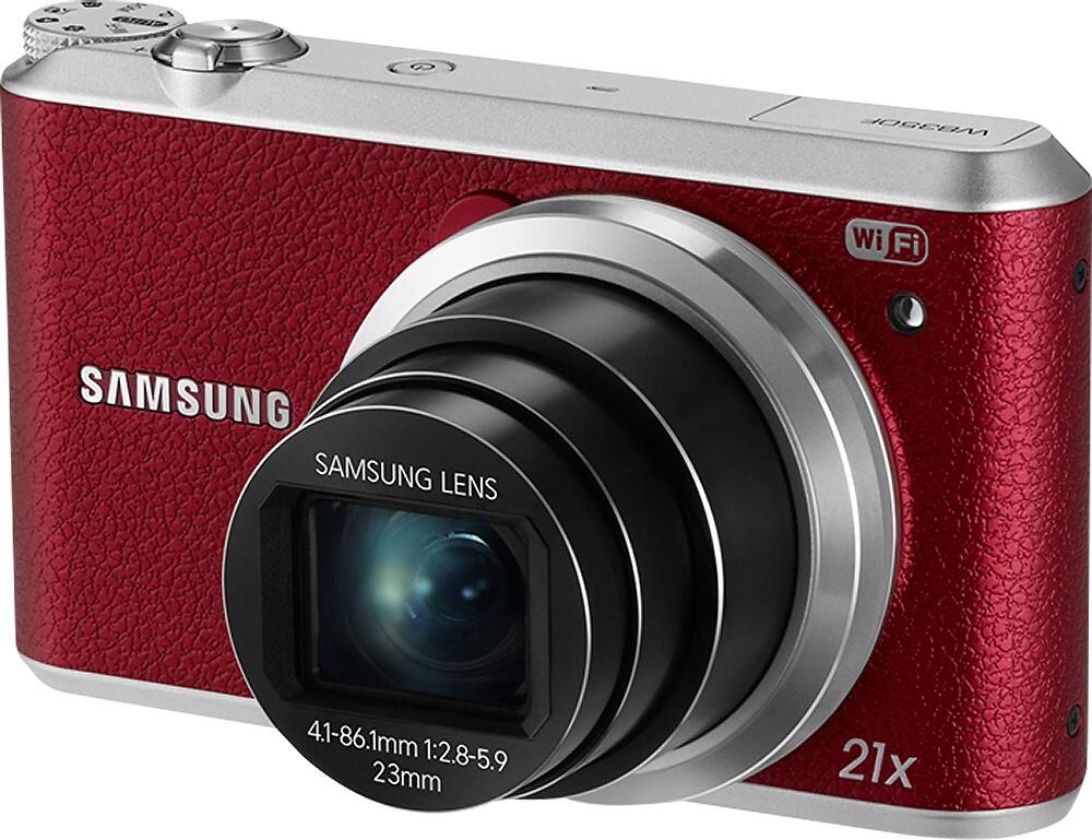 Best Buy: Samsung WB350F 16.3-Megapixel Digital Camera Red EC-WB350FBPRUS