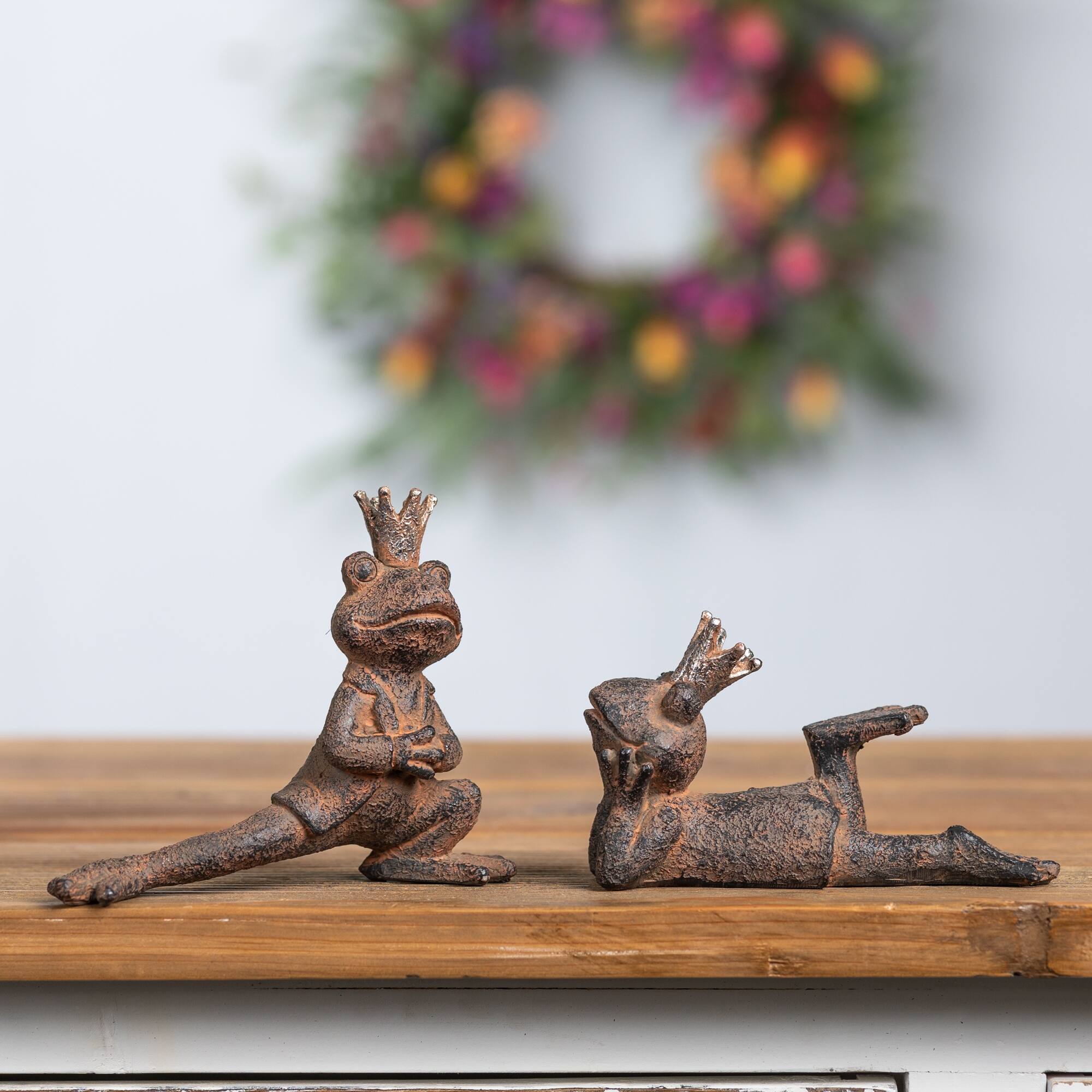 BreeBe Royal Lounging Frog Figurine (Set of 6) Rust 88686DS - Best Buy