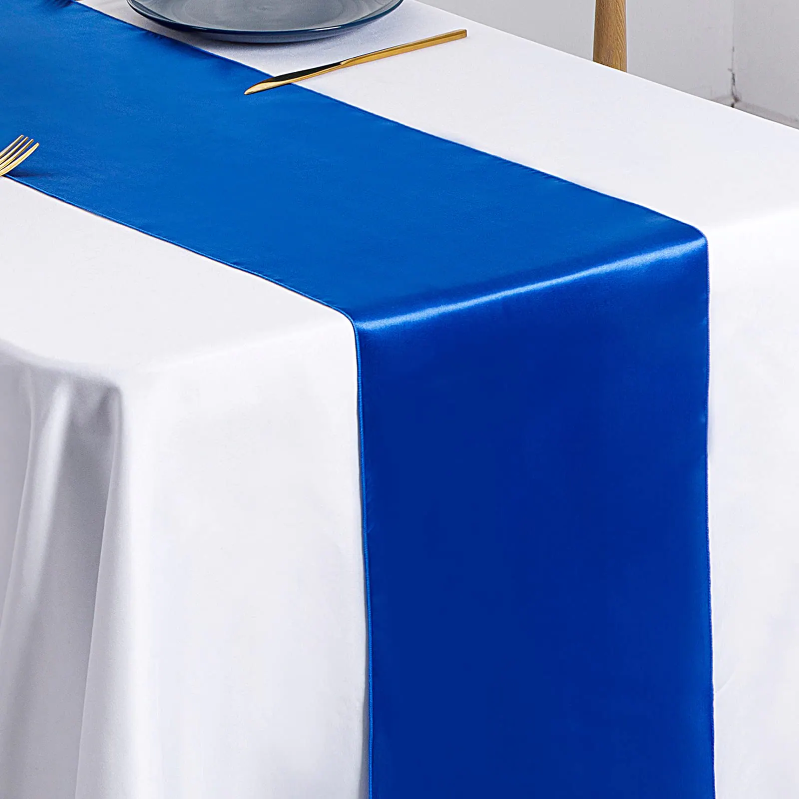 Paradigms Interiors 4 Royal Satin Table Runner 12 X Long Bright Smooth ...