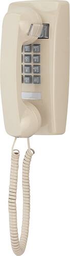 Cortelco ITT 2554 V IV Corded Mini Wall Phone Ivory ITT-2554-V-IV ...