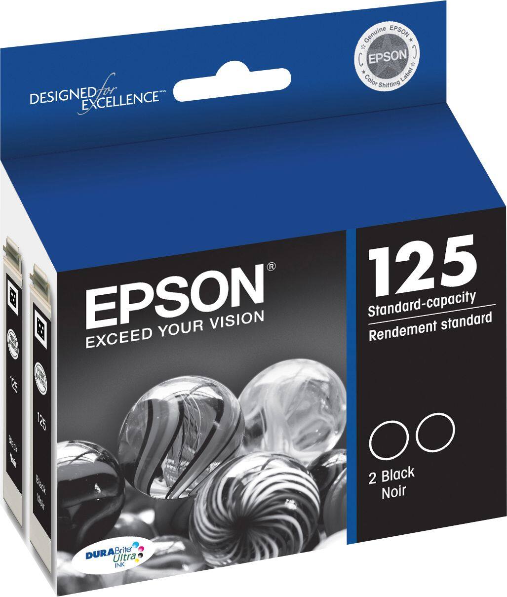 Customer Reviews: Epson 125 2-Pack Standard Capacity Ink Cartridges ...