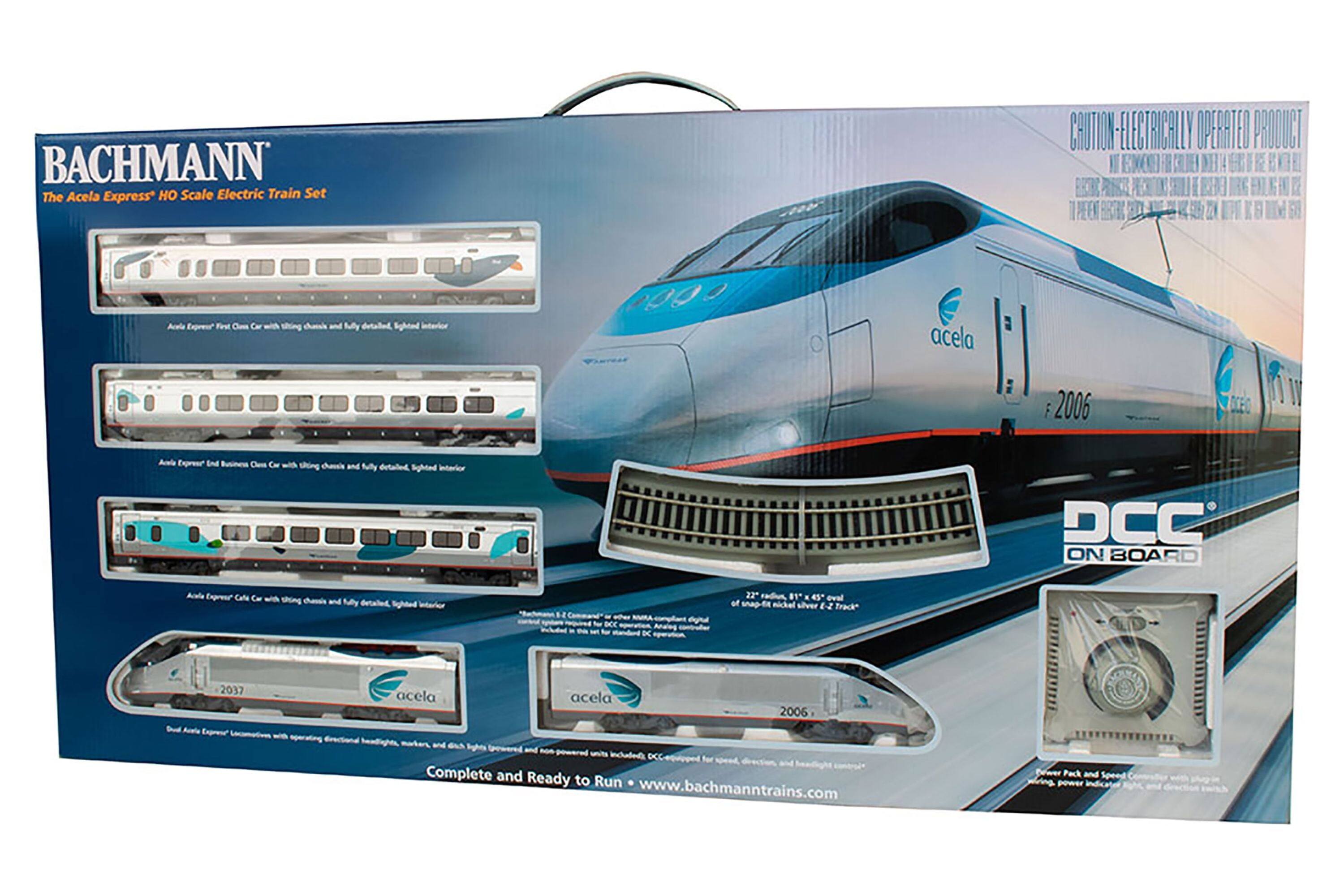Bachmann Trains Amtrak Acela DCC Equipped Ready To Run Electric Train ...