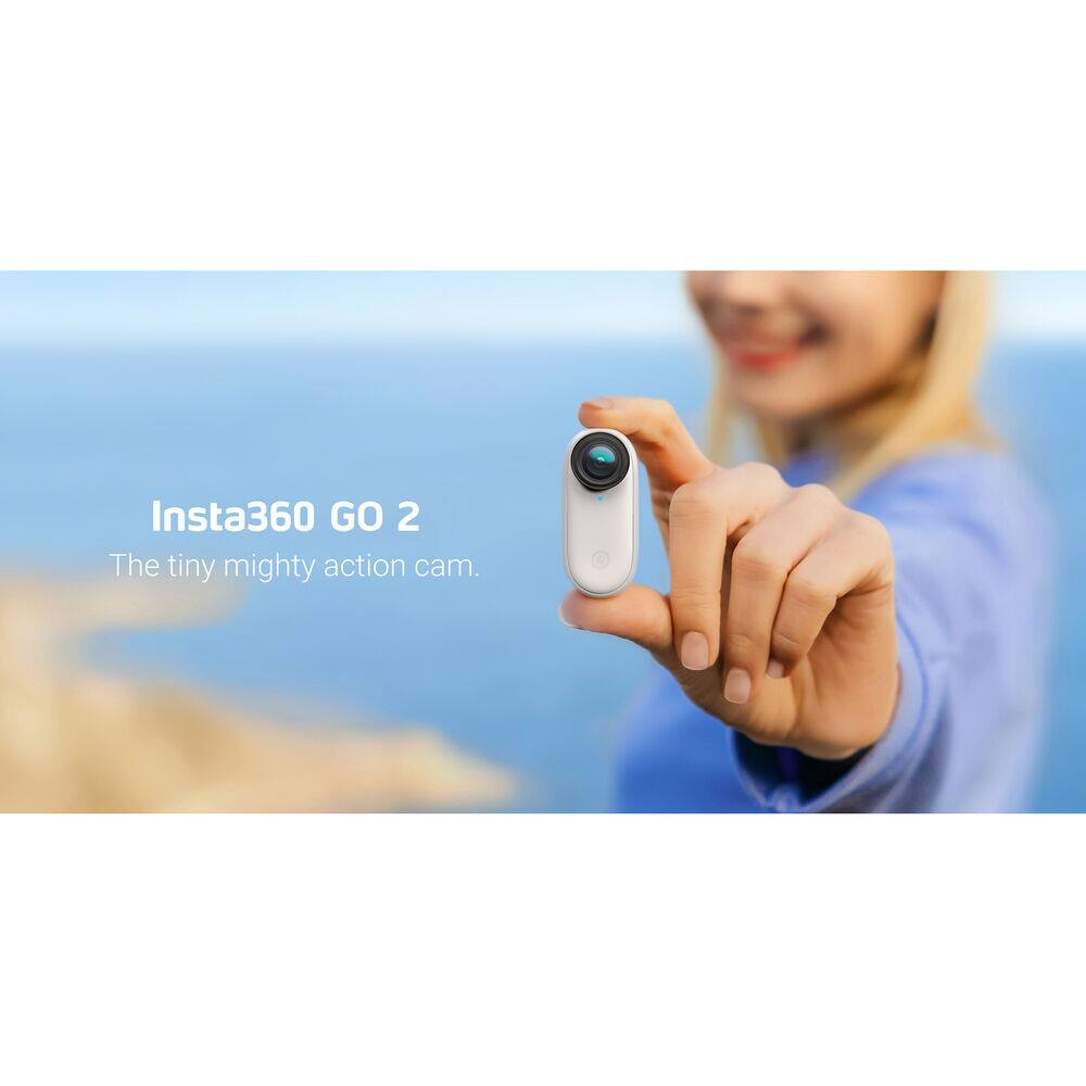 Insta360 GO 2 64GB Edition + Selfie Stick + Tripod + Mount Adapter ...