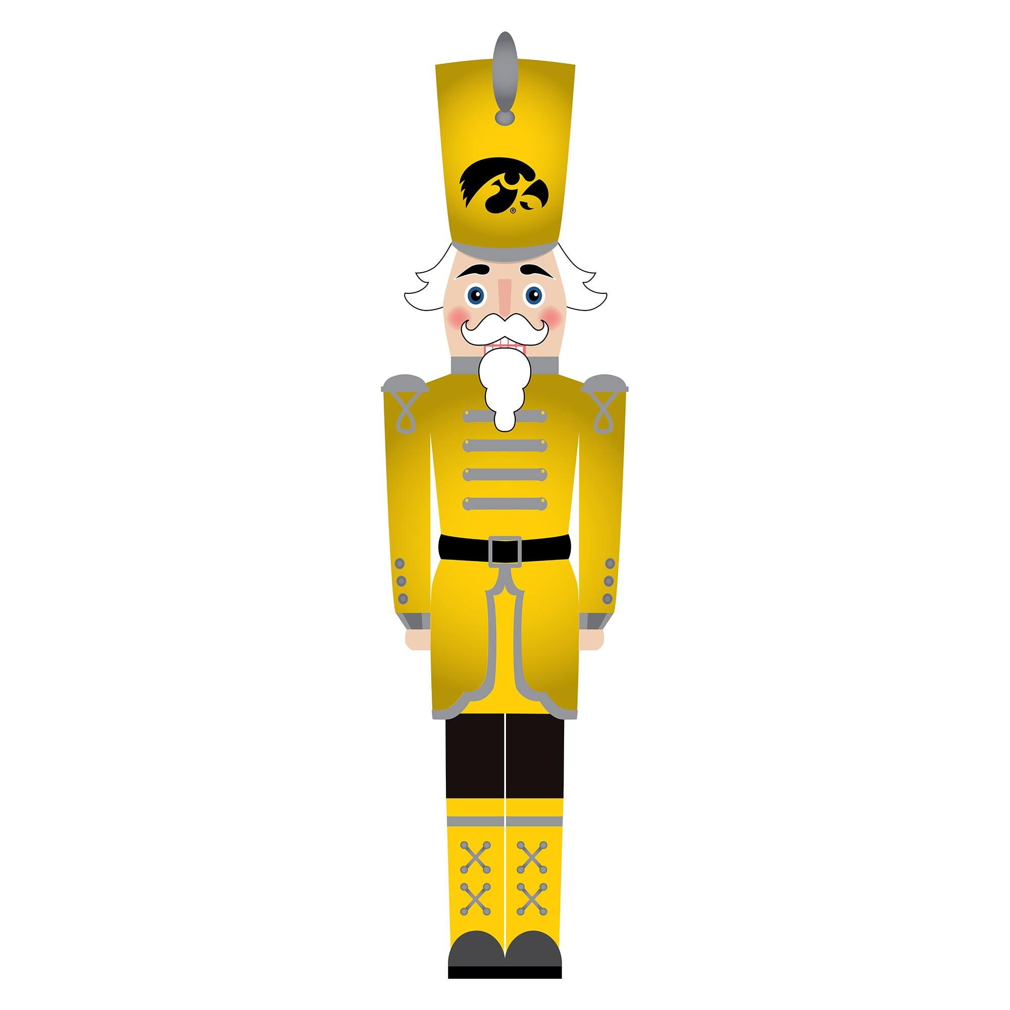 Fan Creations Iowa Hawkeyes 46" Nutcracker Leaner Multicolor 203434270 ...