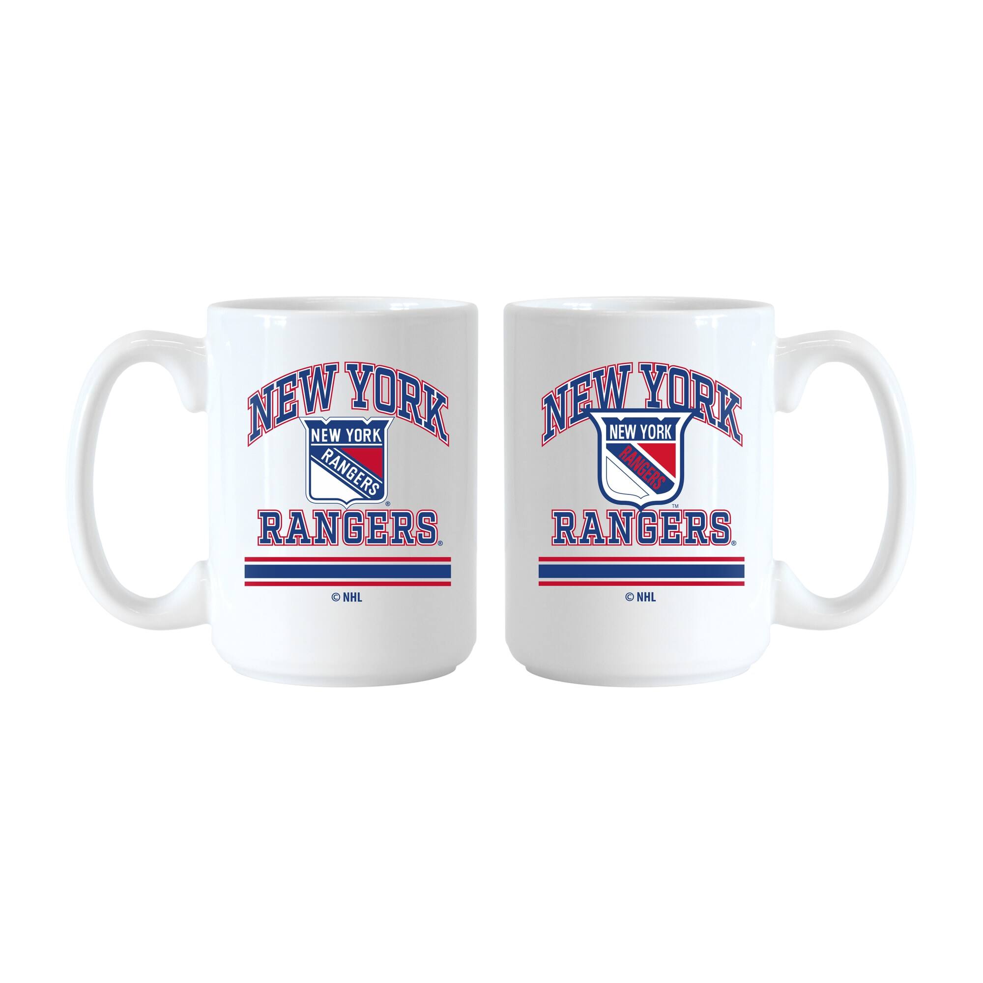 Logo Brands New York Rangers 15oz. Current & Throwback Mug Set ...