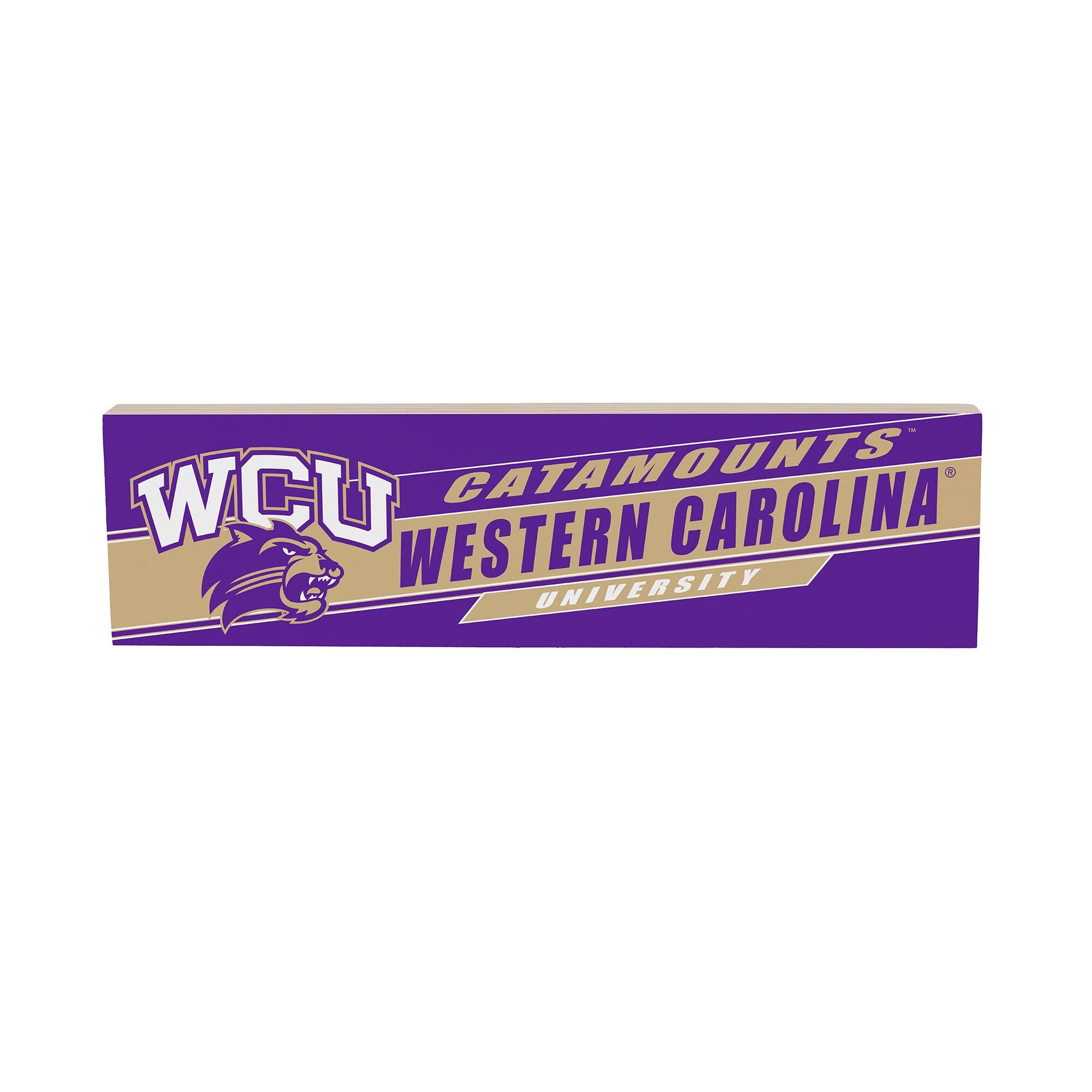 Evergreen Enterprises Western Carolina Catamounts 5" x 18" Shadow Logo ...