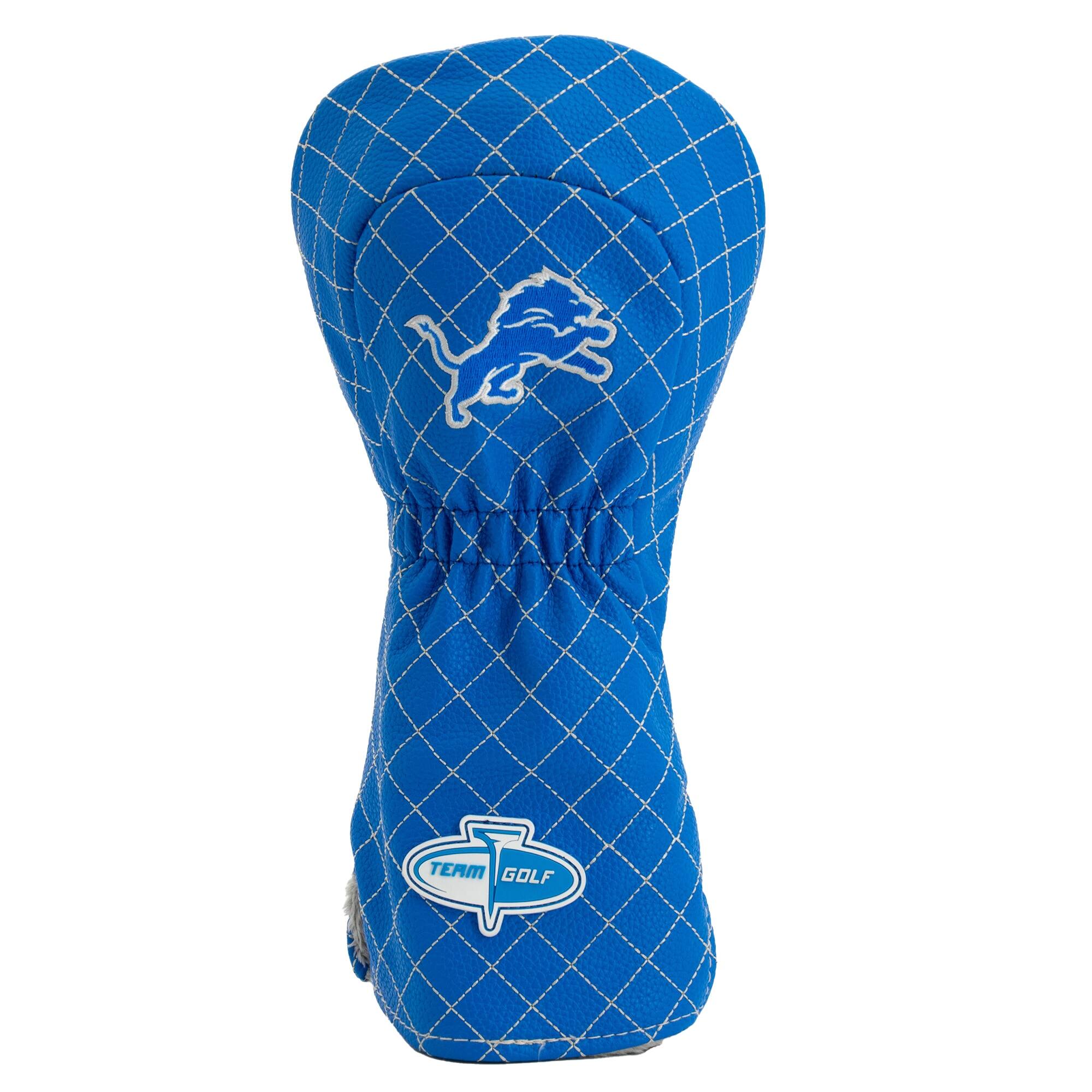 Team Golf Detroit Lions Quilted Driver Headcover Multicolor 203372109 ...