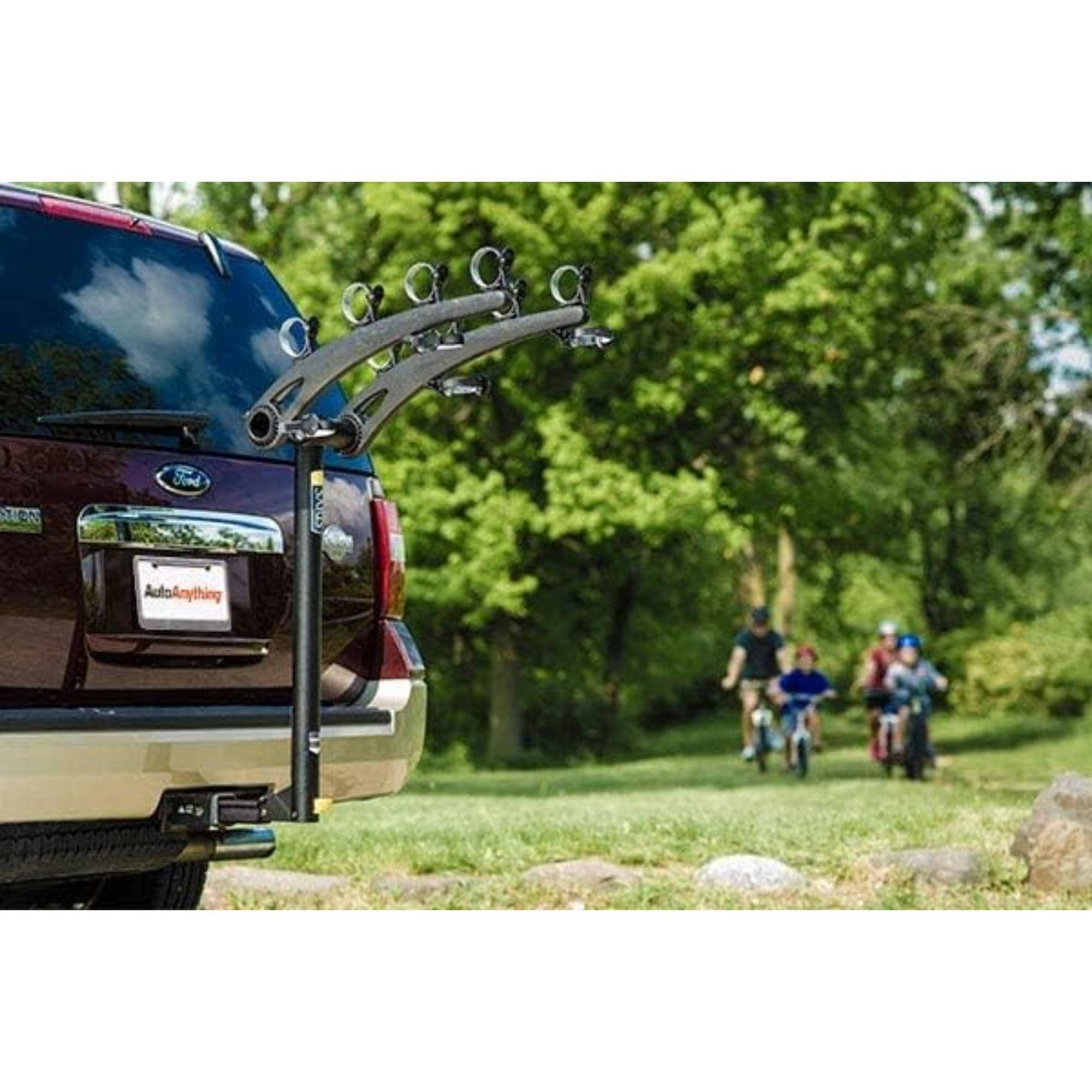 Saris Bones 4 Bike Hitch Rack, Easy Fold Design Hitch Bike Rack with Tilting Base Black SAR884 ...