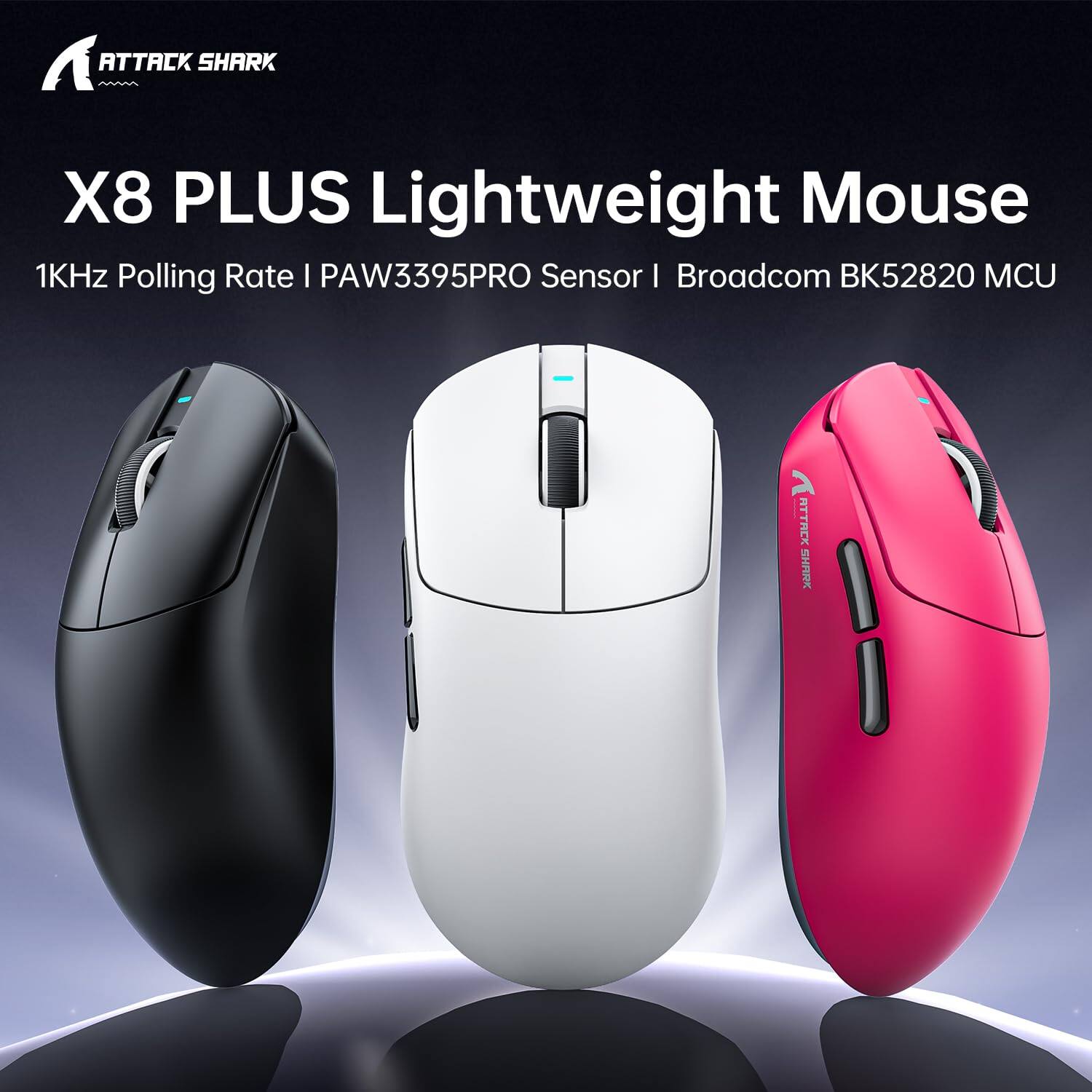 Cedar Assembly *attack Shark X8plus Wireless Gaming Mouse Tri mode ...