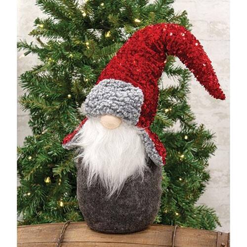 BreeBe *Standing Red Sequin Gnome Red, Grey GADC3047 - Best Buy