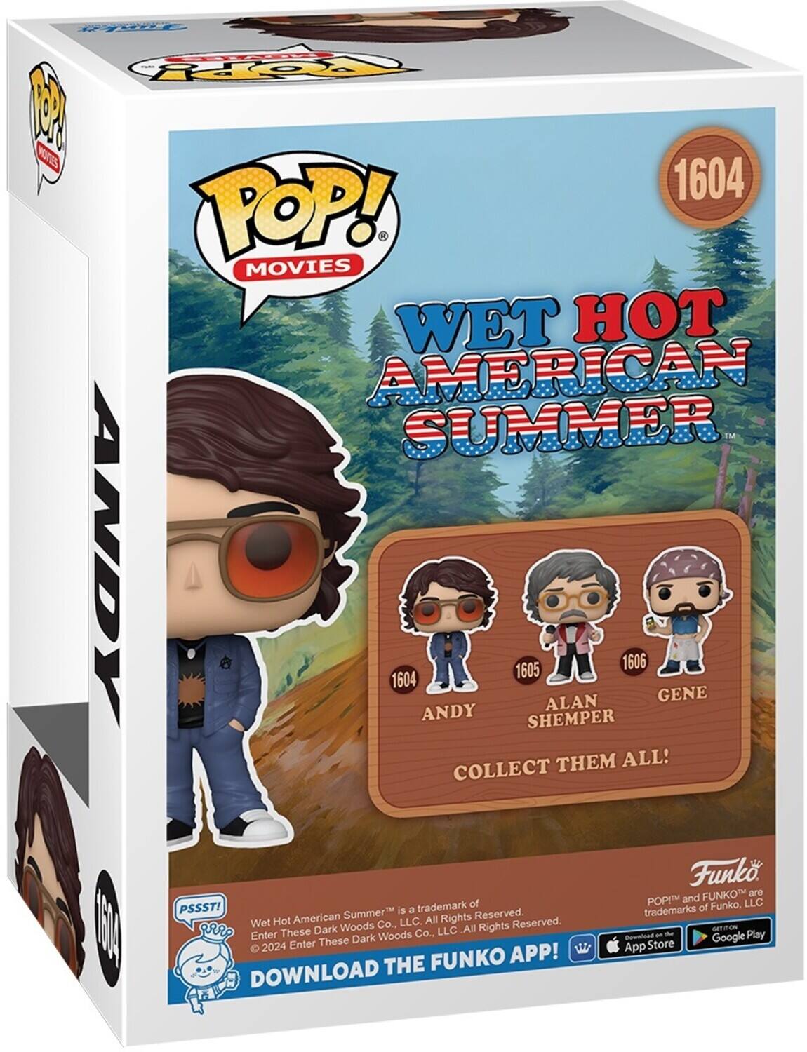 Funko POP! Movies: Wet Hot American Summer Andy COLLECTIBLES Multicolor ...