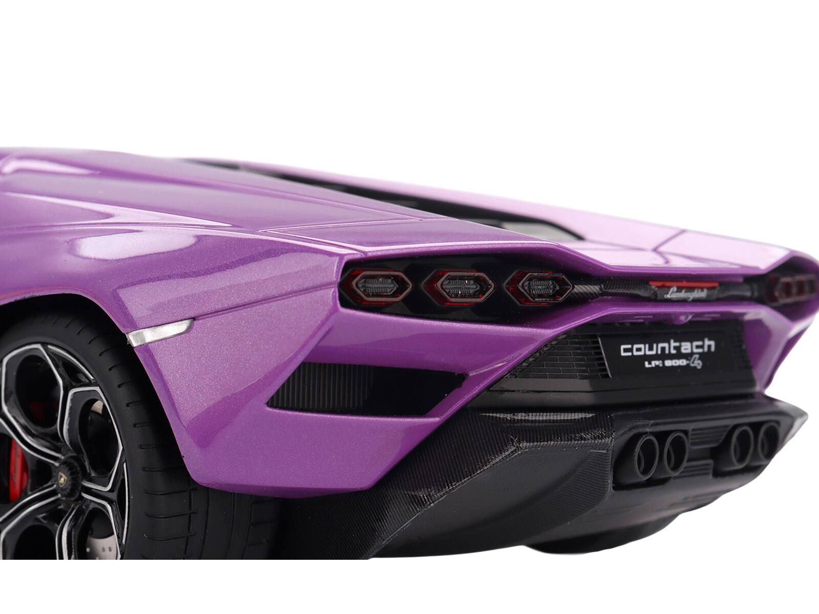 Lamborghini Countach LPI 800 4 Viola 30th 1/18 Model Car by Top Speed ...