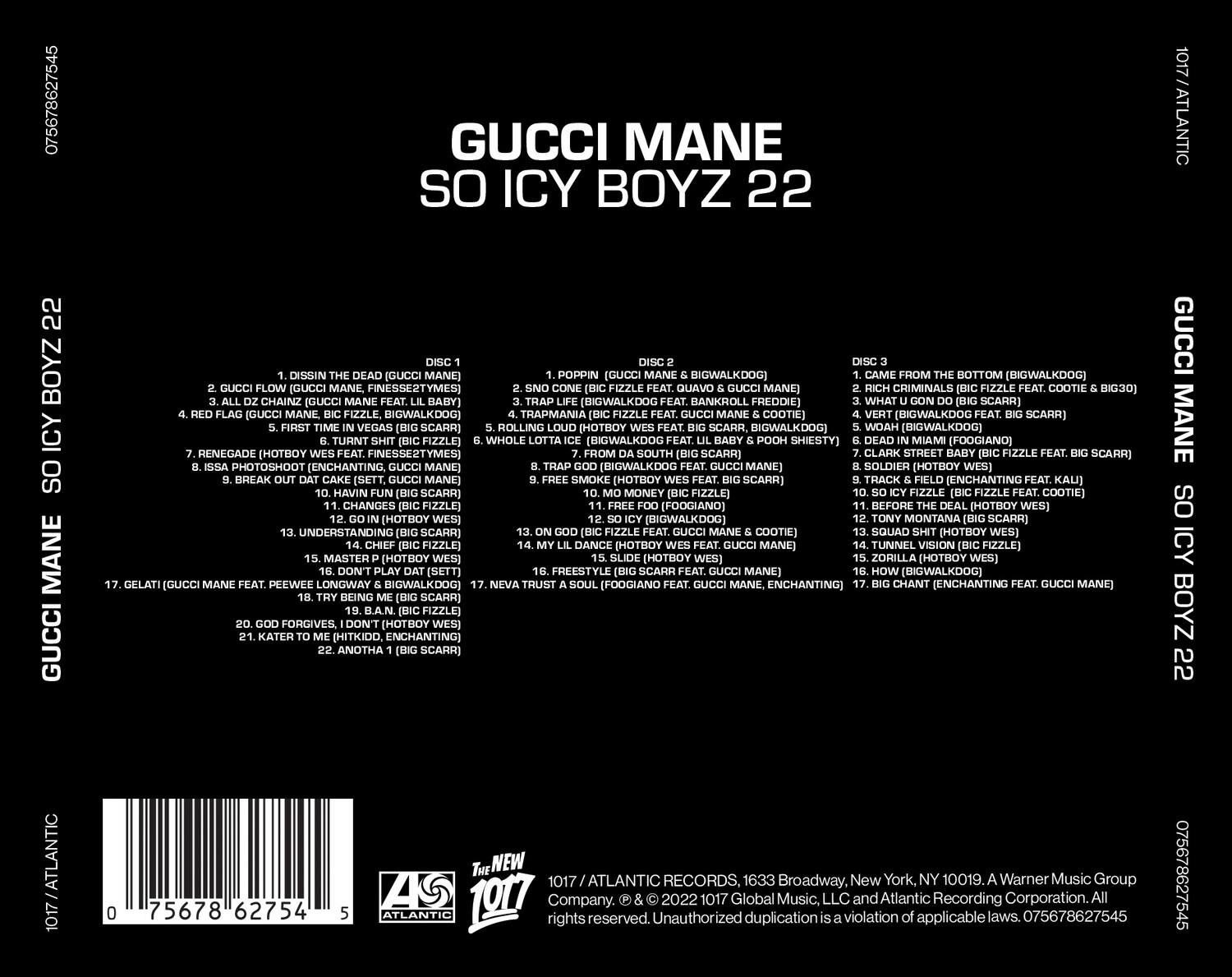 Gucci Mane So Icy Boyz 22 COMPACT DISCS [CD] - Best Buy