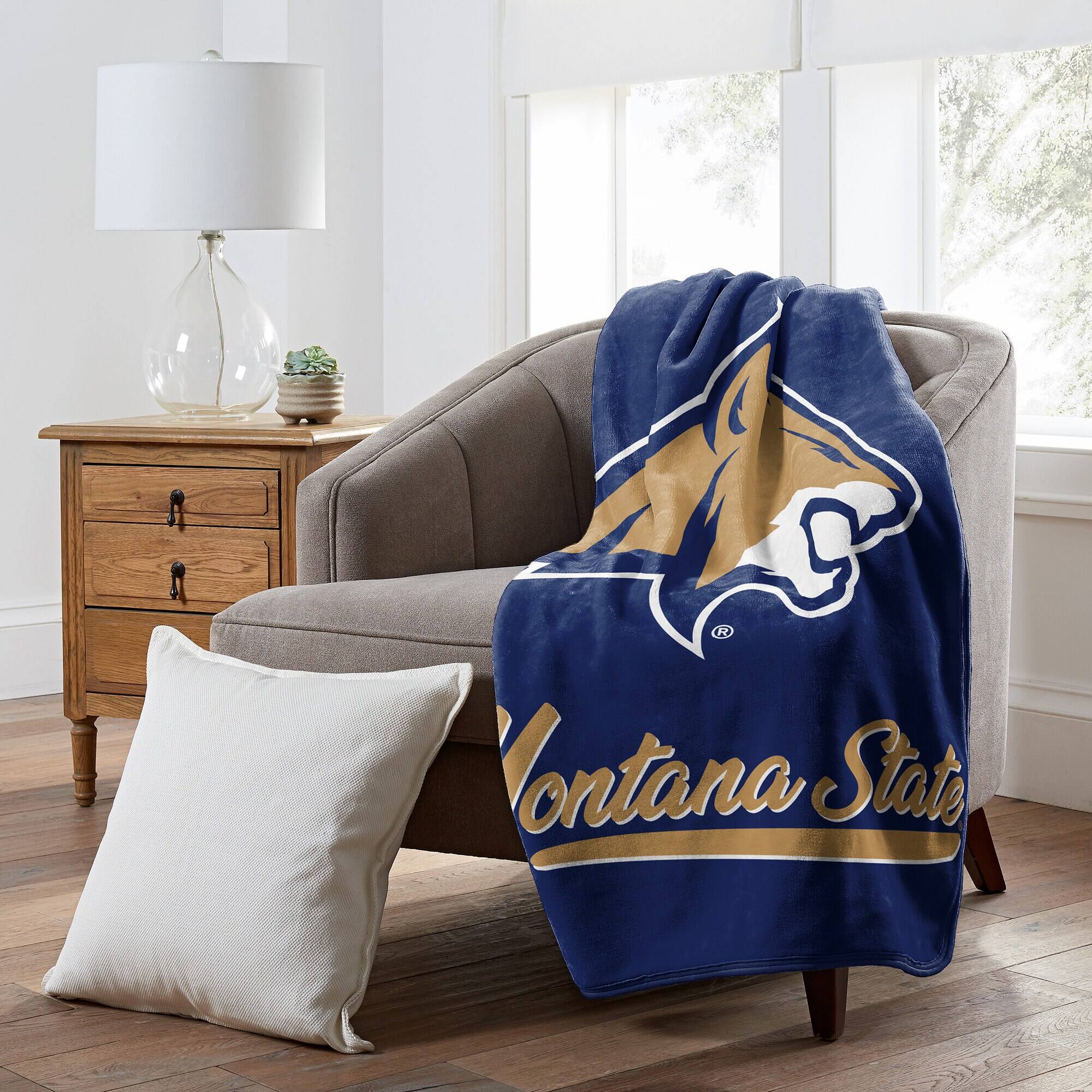 Northwest Montana State Bobcats 50" x 60" Signature Raschel Plush Throw ...