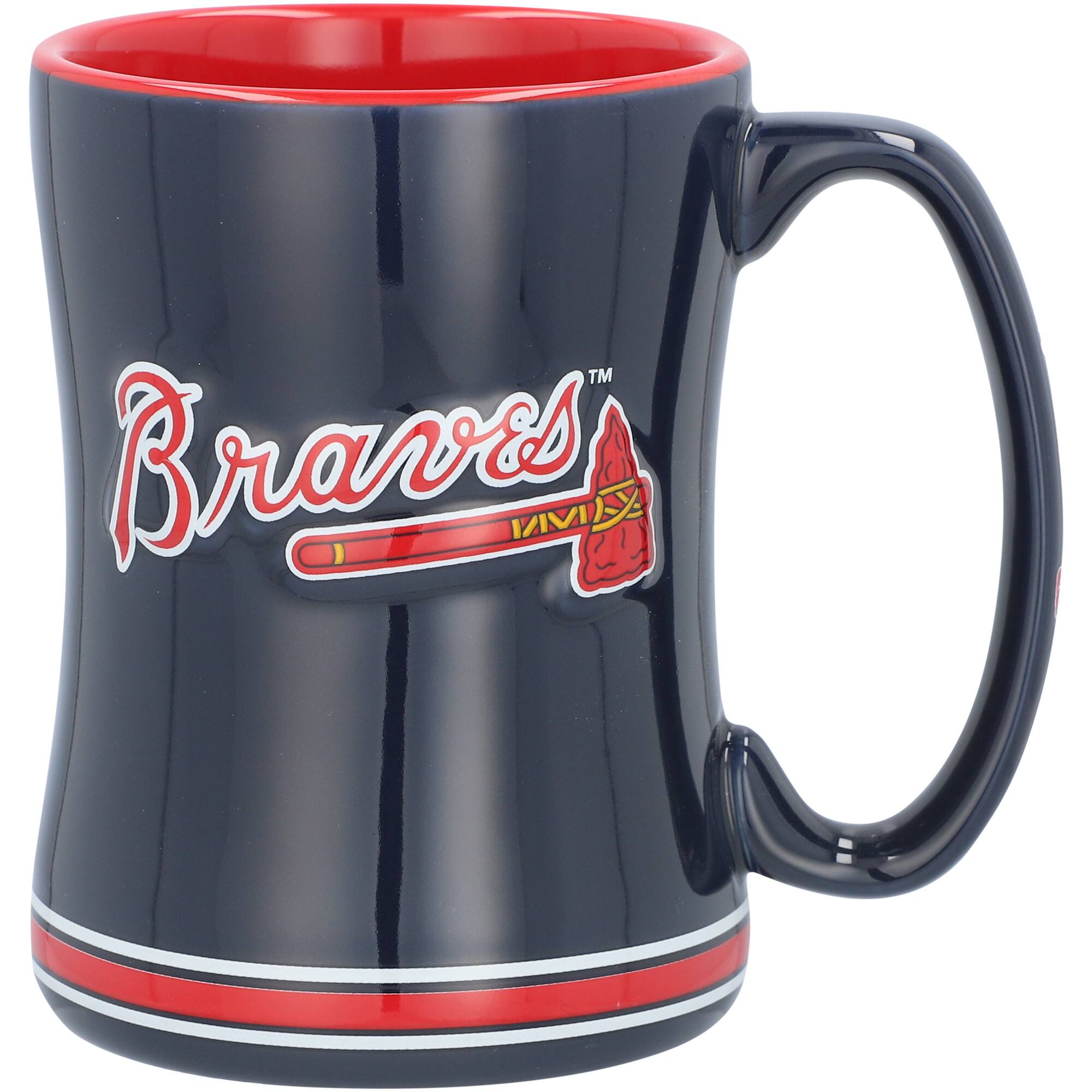 Logo Brands Atlanta Braves 14oz. Relief Mug Multicolor 4883421 - Best Buy