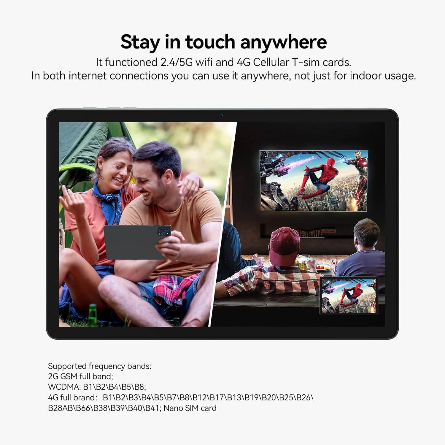 MOONSTARS Android Tablet, 11 inch Android 15 Tablet, 2025 Newest Octa ...