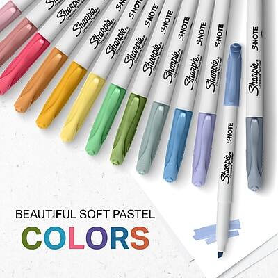 Sharpie S Note Creative Permanent Marker, Chisel Tip, 12/Pack (2117329/ ...