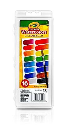 Crayola Oval Pan Watercolors, 16 Count Assorted BIN530160 - Best Buy