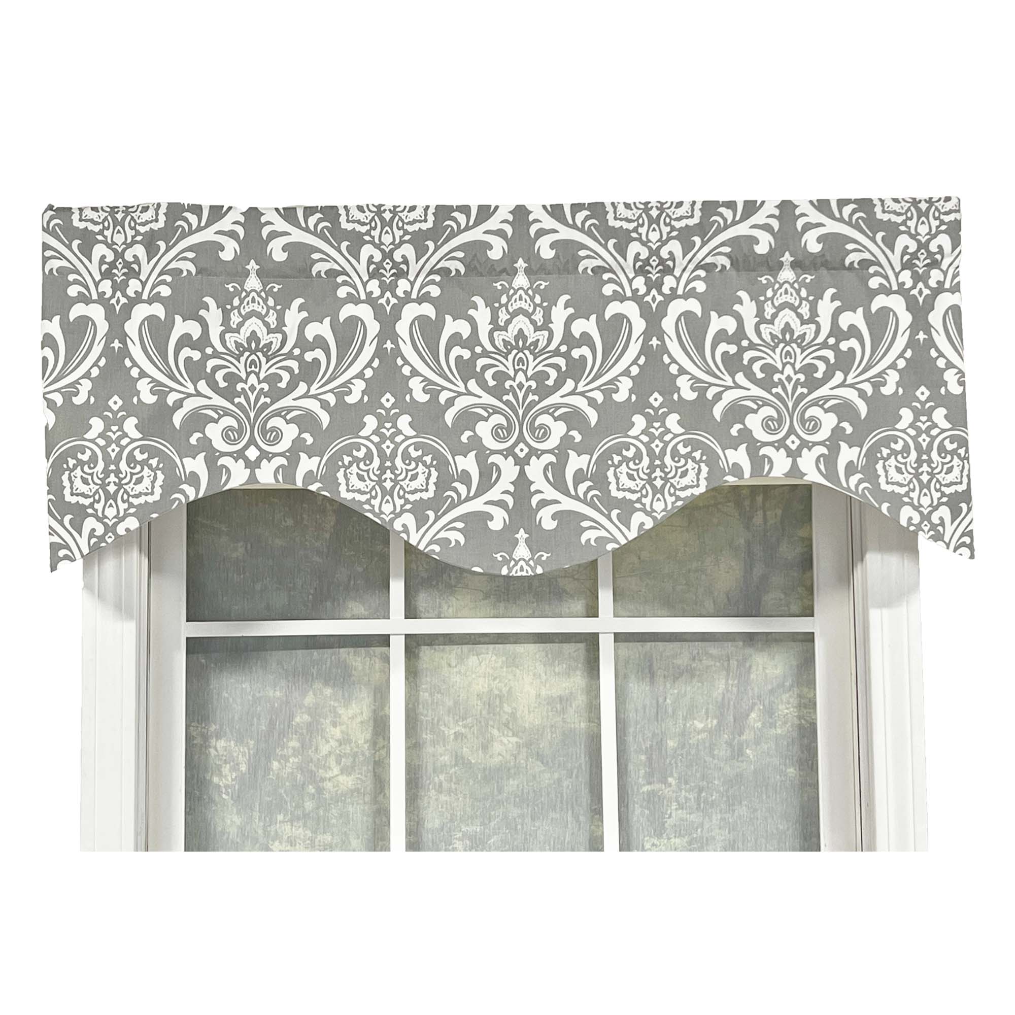 RLF Home 70% Polyester 30% Cotton Ozbourne Cornice Syel 3" Rod Pocket ...