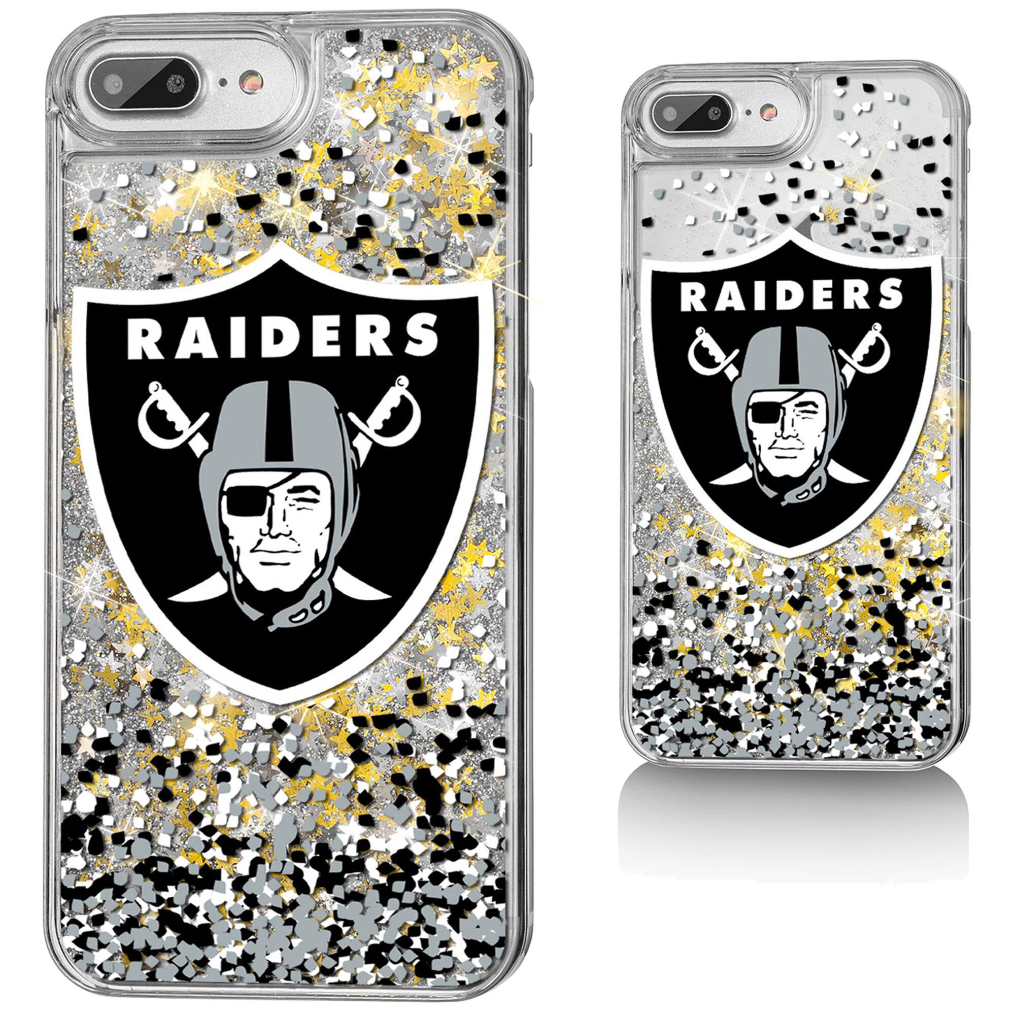 Keyscaper NFL Las Vegas Raiders iPhone Glitter Case with Confetti ...