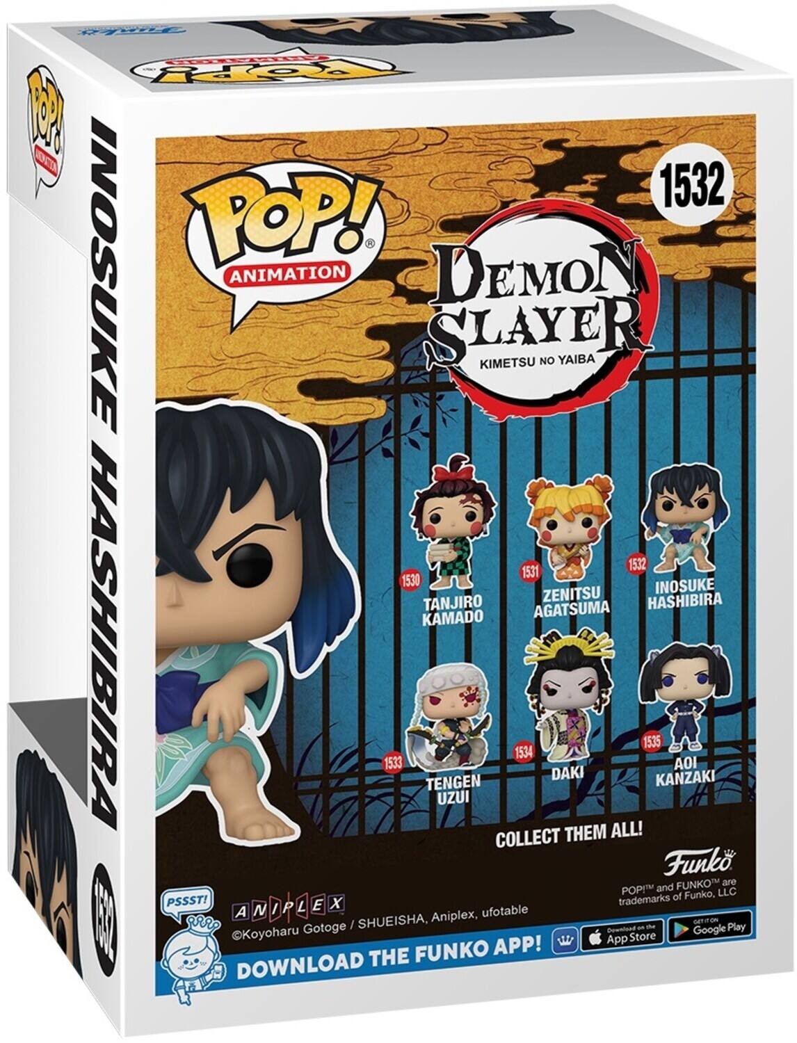 Funko POP! ANIME: Demon Slayer Inosuke (Kimono) COLLECTIBLES Multicolor ...