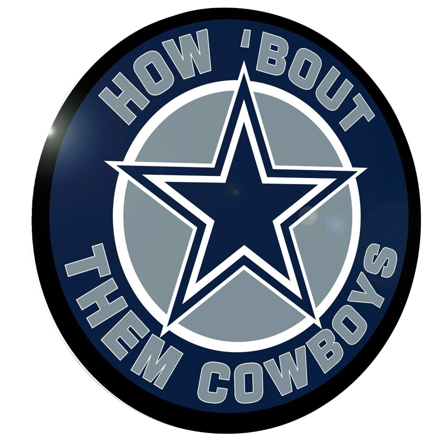 Evergreen Enterprises Dallas Cowboys 23" LED Retro Logo Round Wall Sign ...